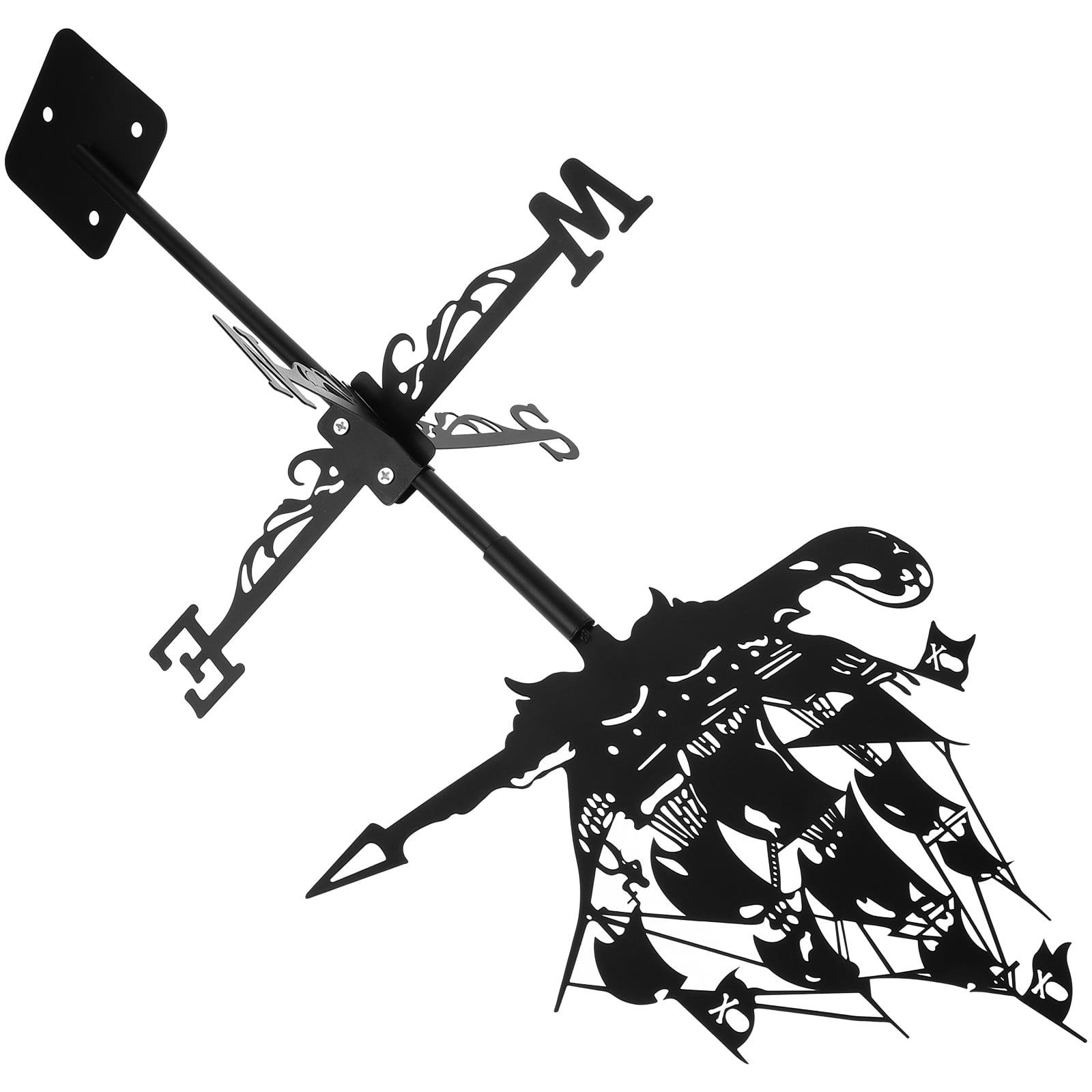 Wind Vane Weathervane Iron Weather Vane Pirate Weather Vane Garden ...