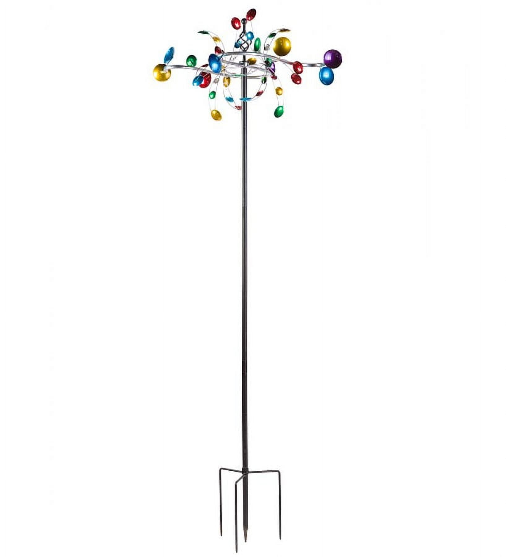 Wind & Weather Multi-Colored Multi-Directional Metal Wind Spinner ...