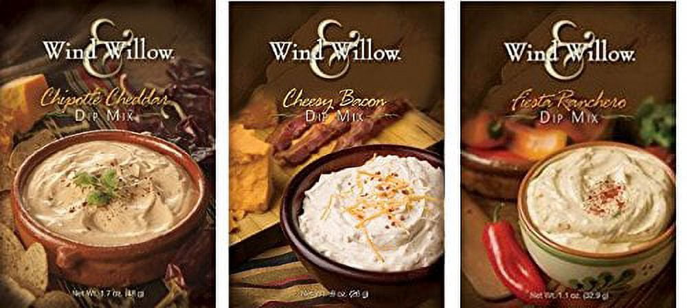Wind & Willow Dip TMA2 Mix Variety Pack - Cheesy Bacon, Chipotle ...