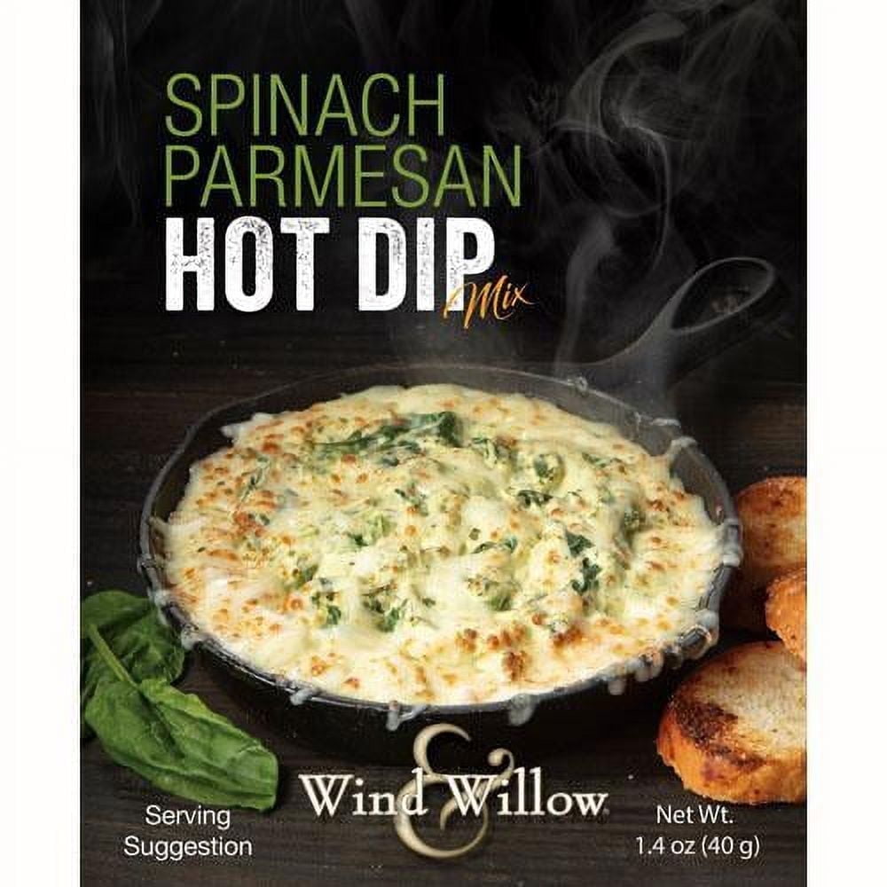Wind & Willow, Spinach Parmesan Hot Dip Mix, 1.4 oz package - Walmart.com