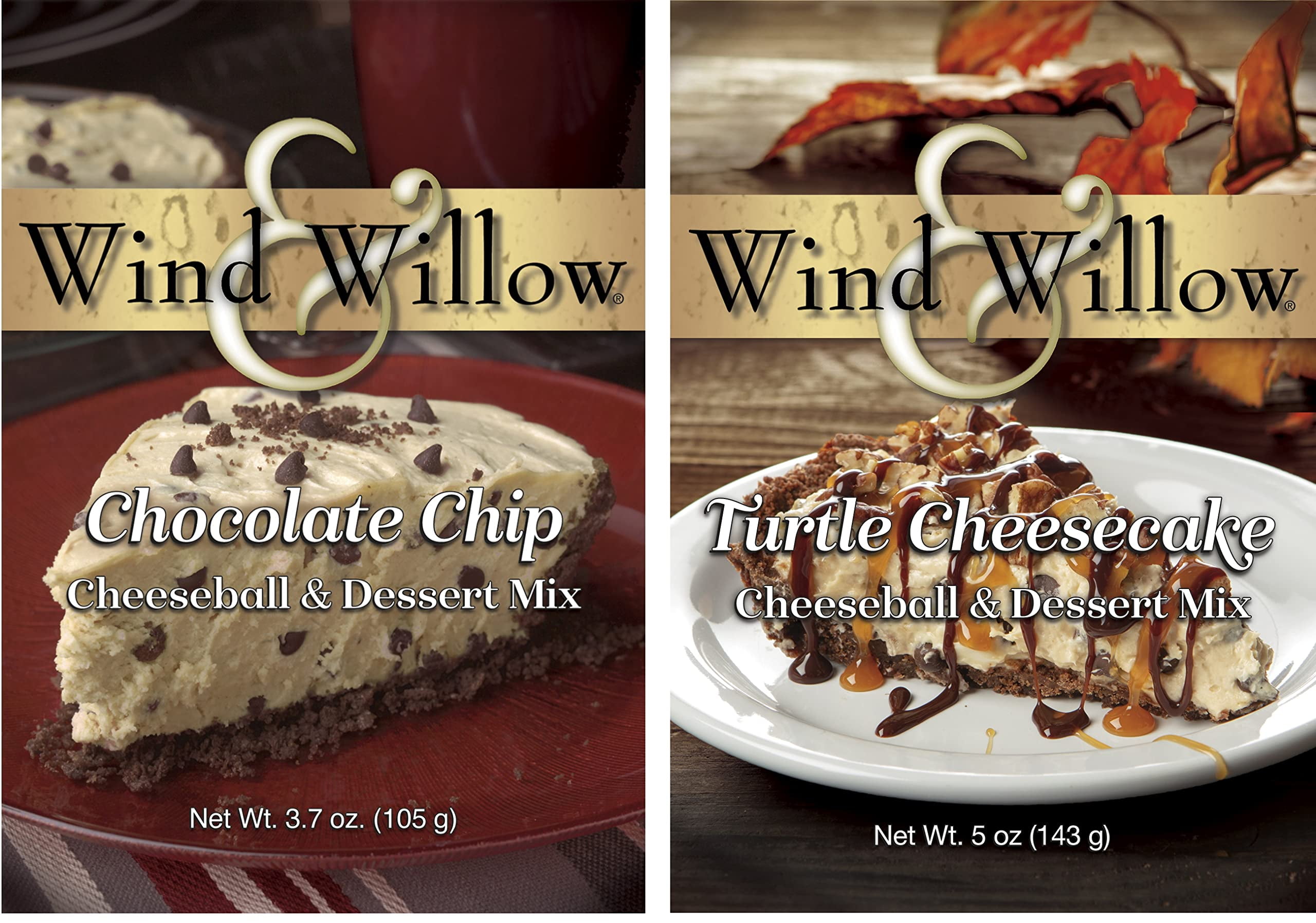 Wind & Willow Sweet SSF20 Chocolate Chip and Turtle Cheesecake ...