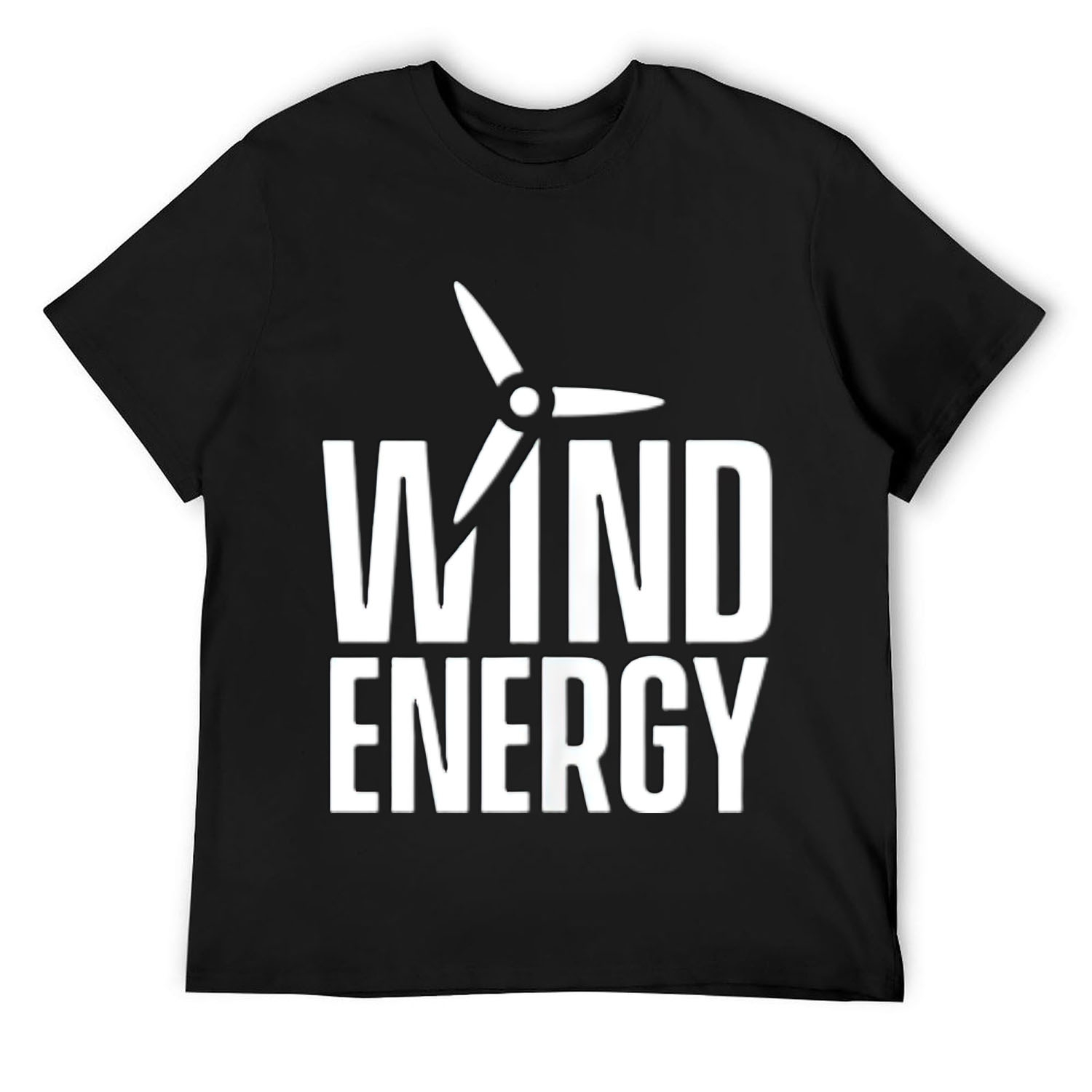 Wind energy Turbine Windmill Wind Power Green Renewable Mens T Shirt ...