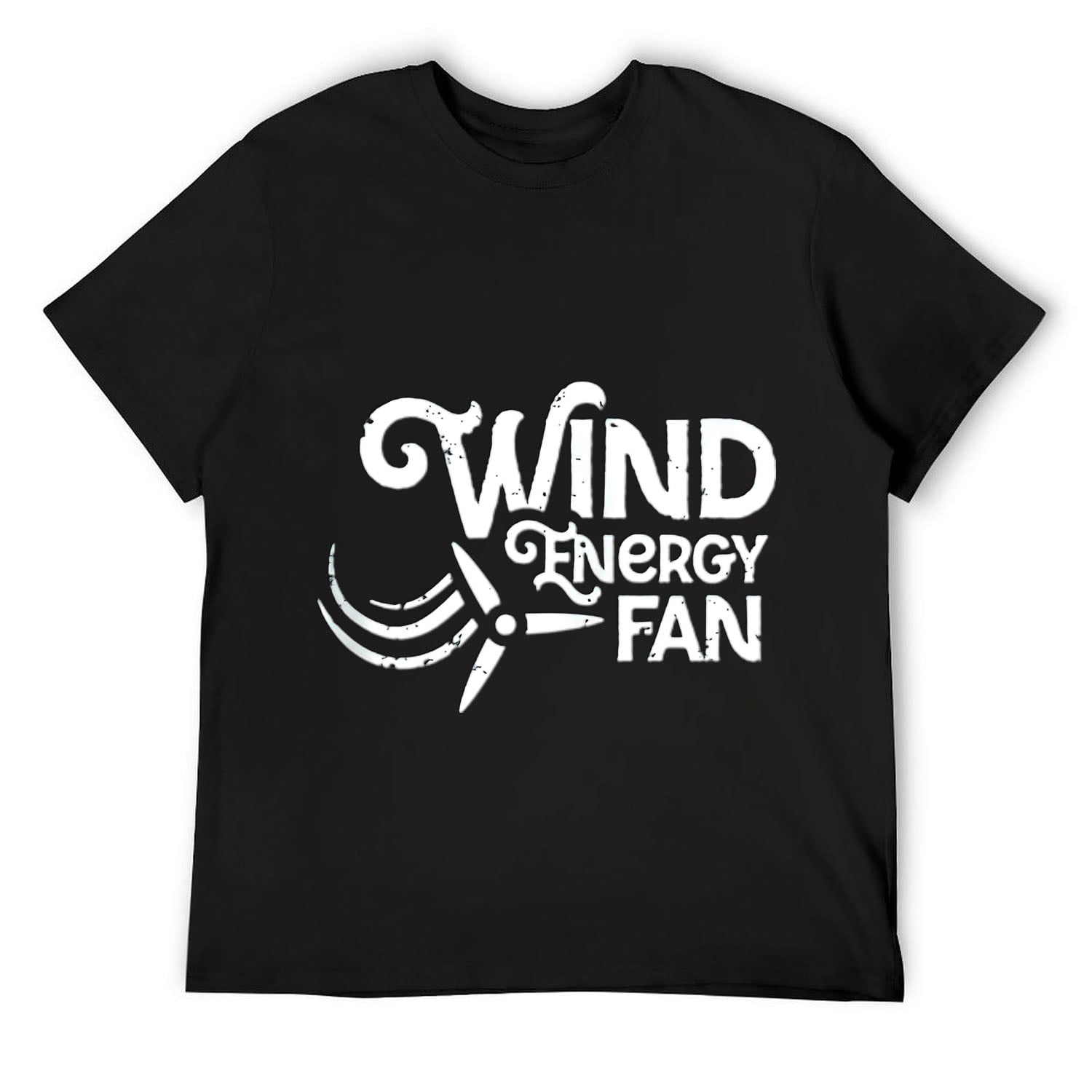 Wind energy fan Windmill Green Renewable Wind Power Turbine Mens T ...
