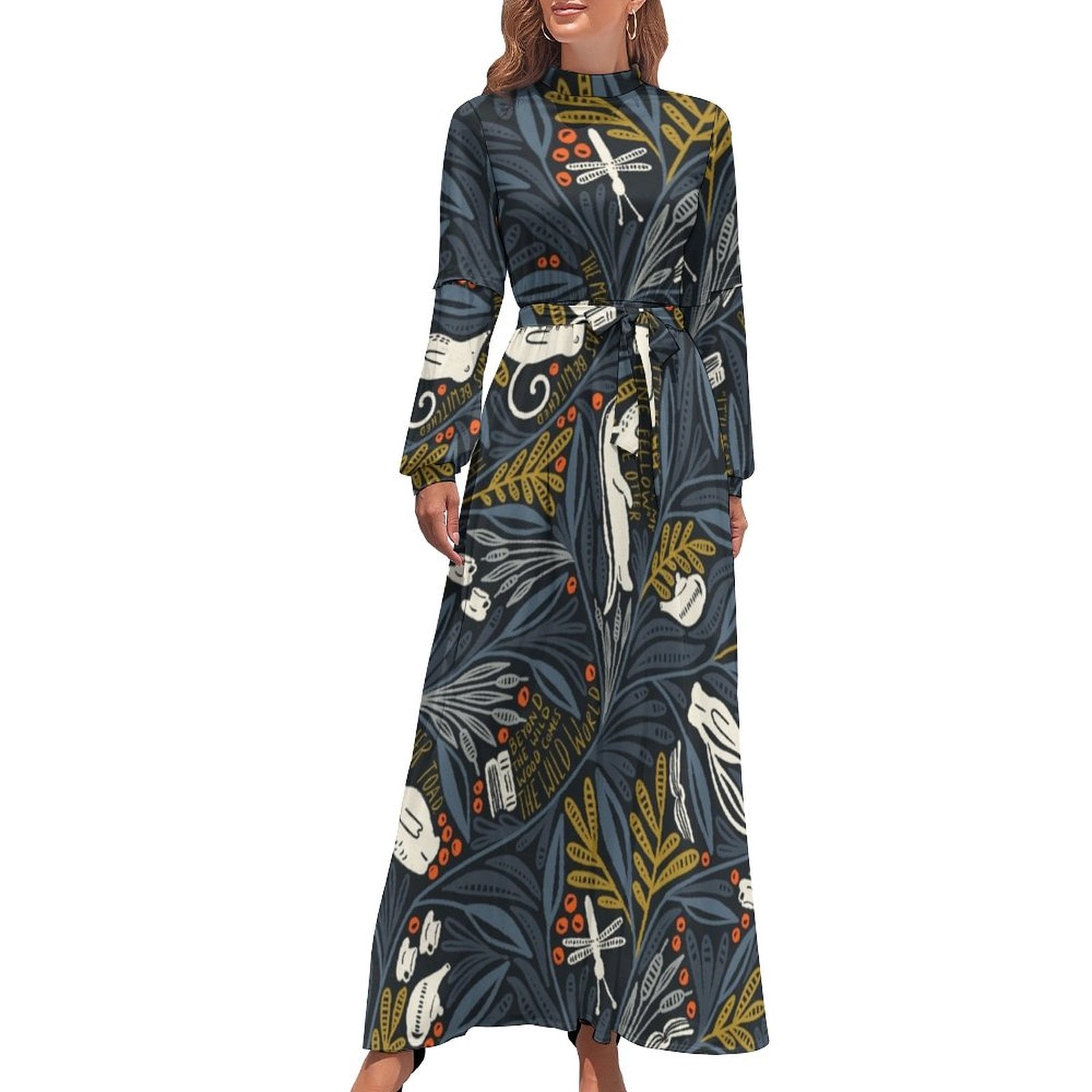 Wind in the Willows Long Dress Female dress Evening gown Party dresses ...
