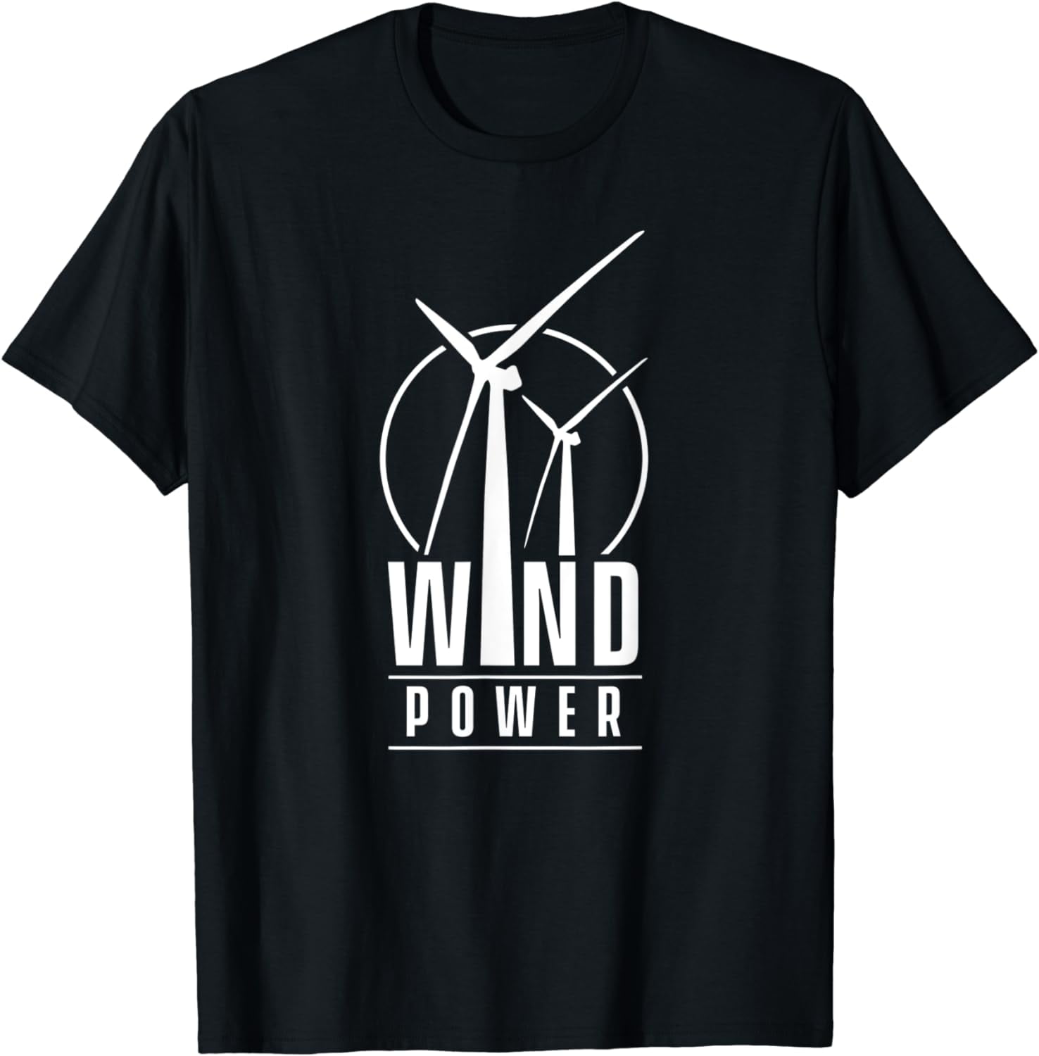 Wind power Wind Energy Green Renewable Turbine Windmill T-Shirt ...