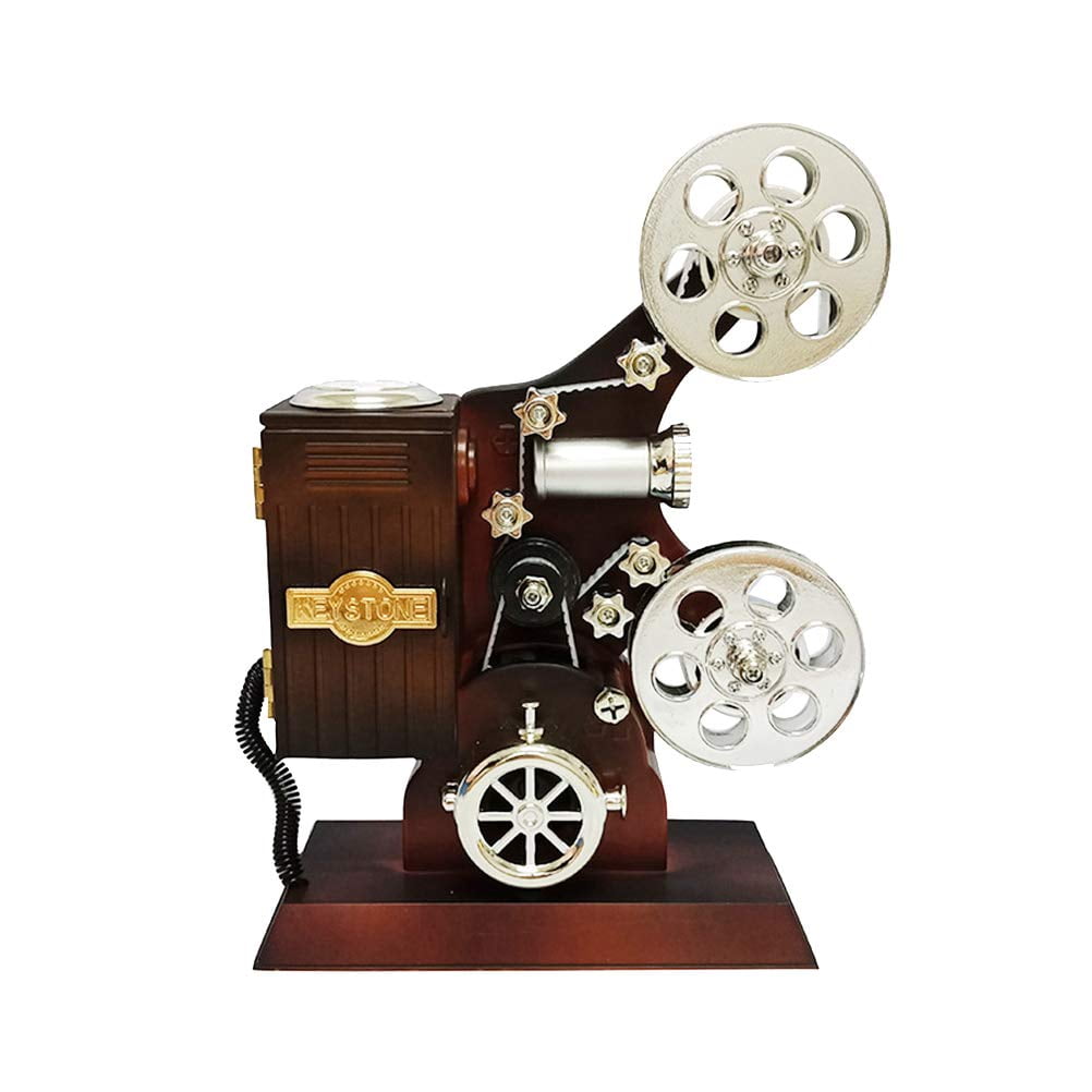 Wind up Music Box Vintage Look Music Box with Jewelry Box - Table Desk ...