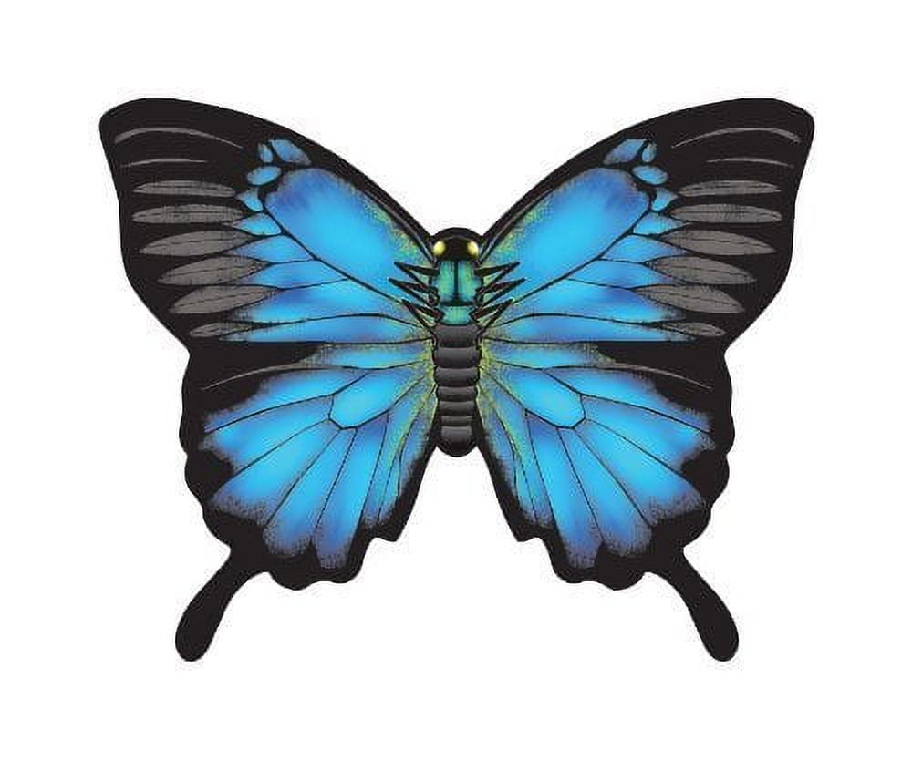 WindNSun Microkite Mini Mylar Butterfly 4.7" Blue Morpho Kite - Walmart.com