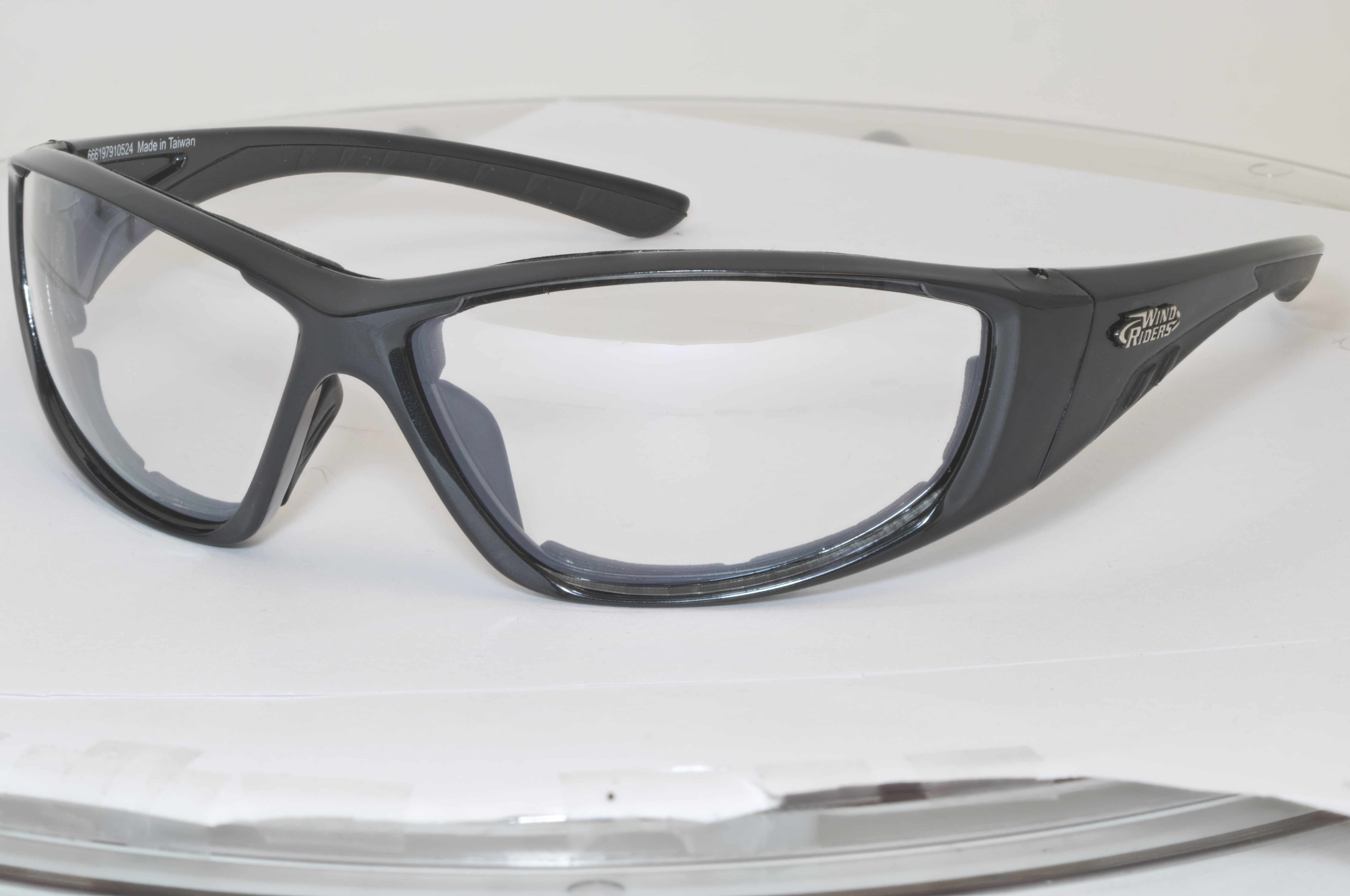 WindRider Clear Wrap Motorcycle Eyewear, Gunmetal for adults - Walmart.com