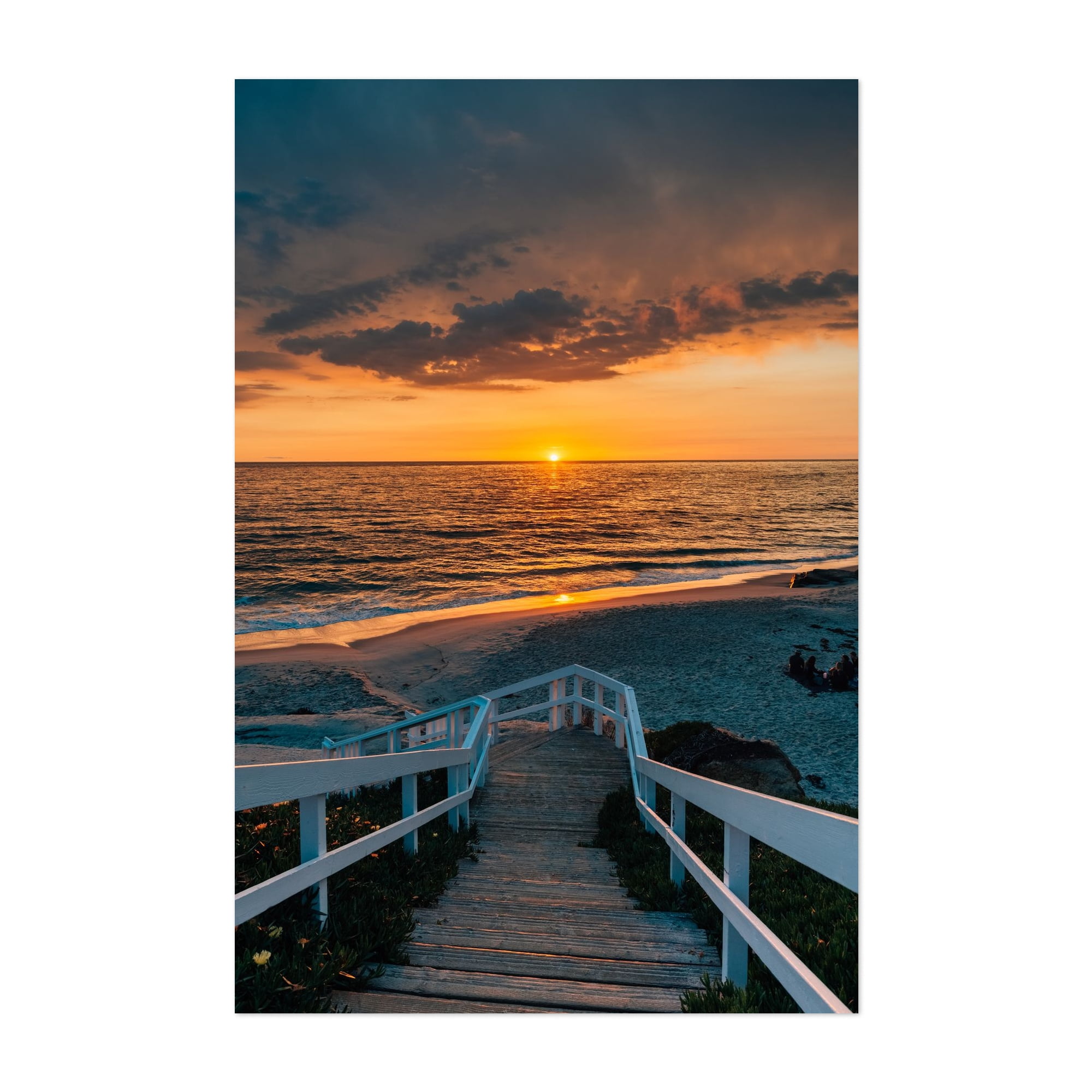 Windansea Sunset 02 - La Jolla California Photography Unframed Wall Art ...