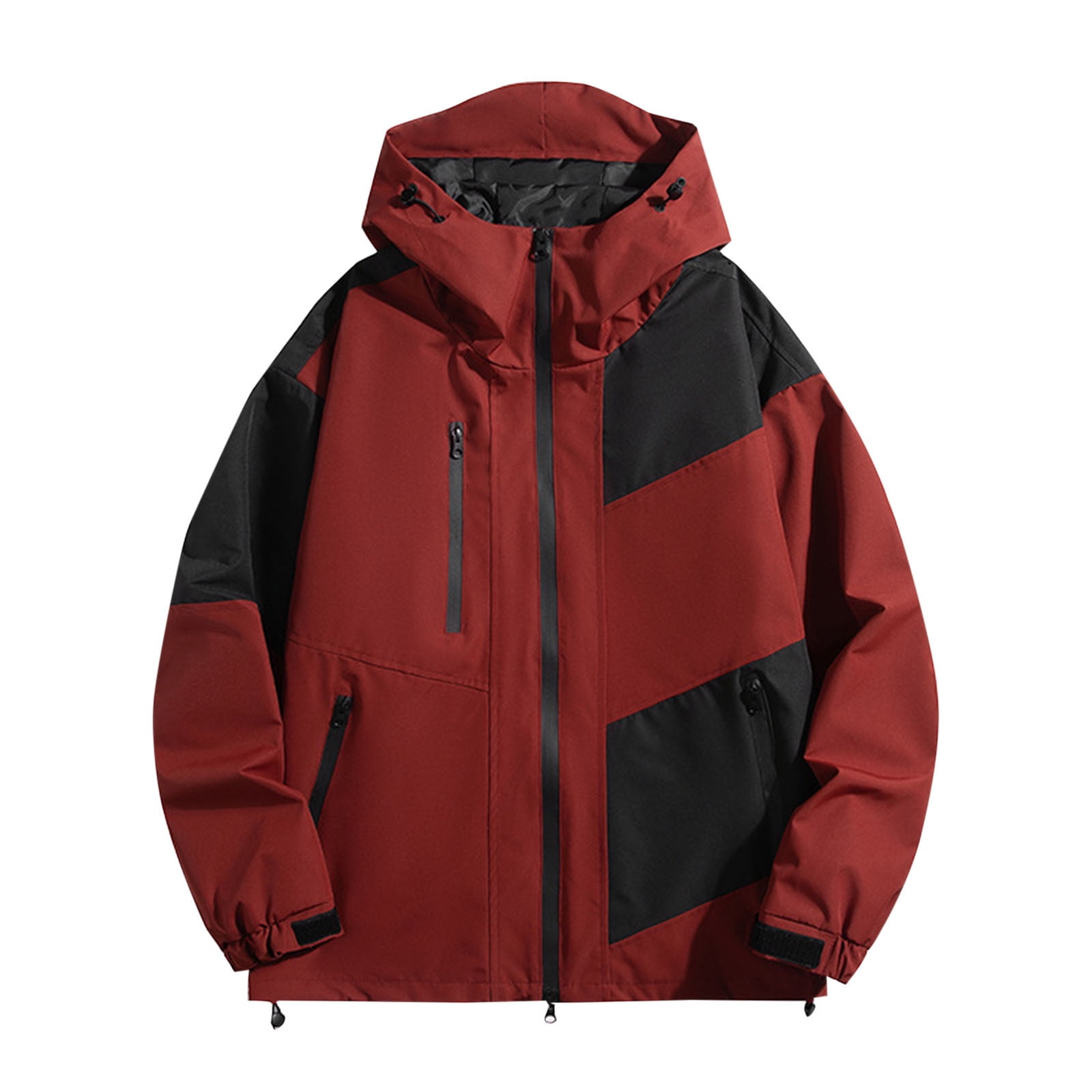 Windbreaker Jacket Men's Multi Pocket Jacket Casual Three Proof ...