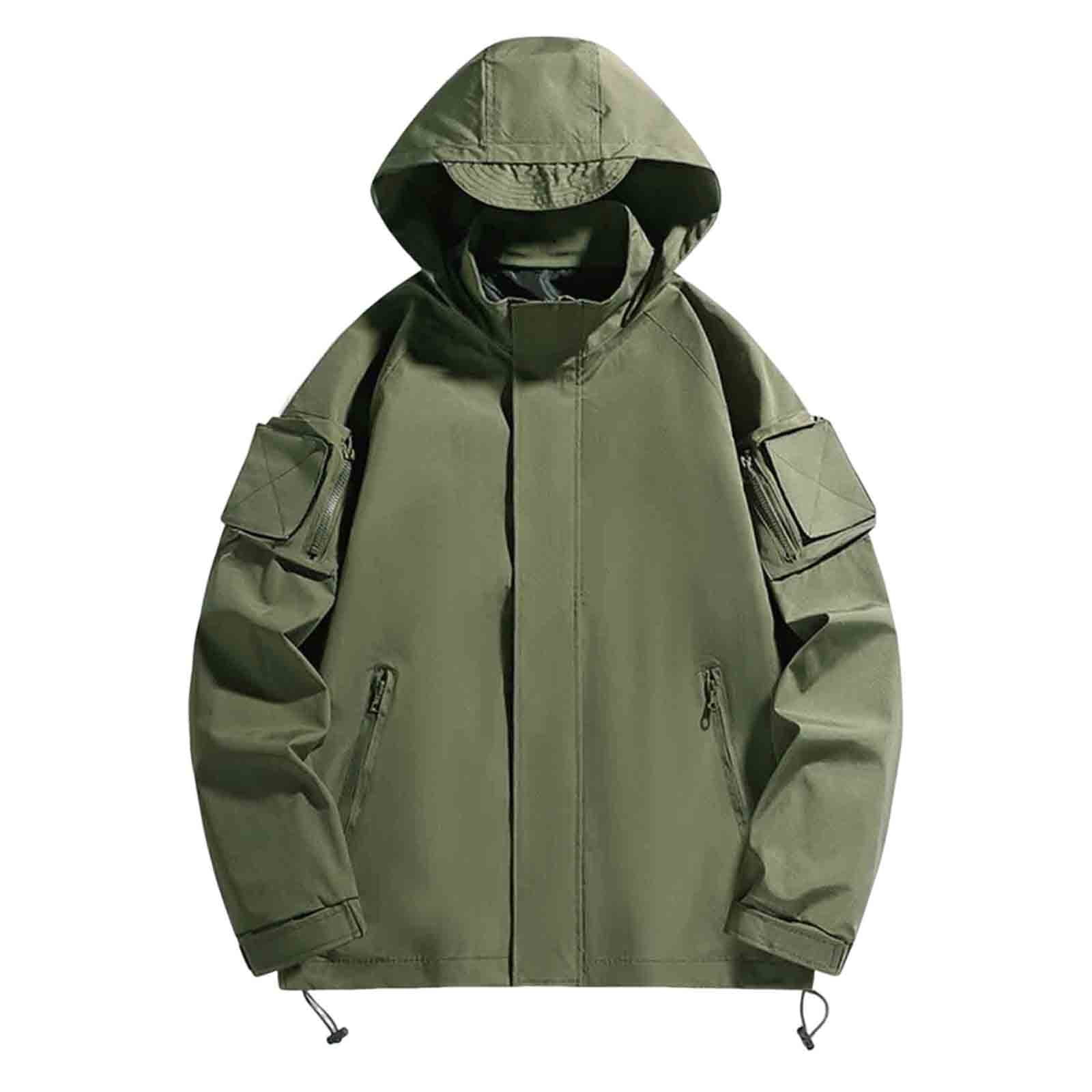 Windbreaker Jackets For Men Sevevn Mens Rain Jacket Lightweight ...