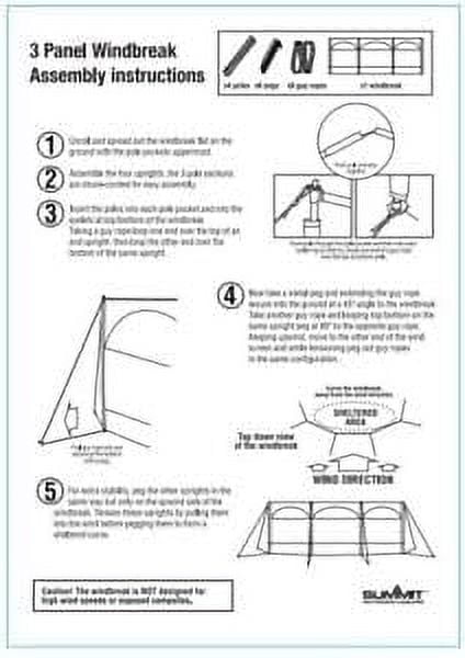 Windbreaker Privacy Camping Screen 3 Panel Blocker Garden Beach 197" x ...