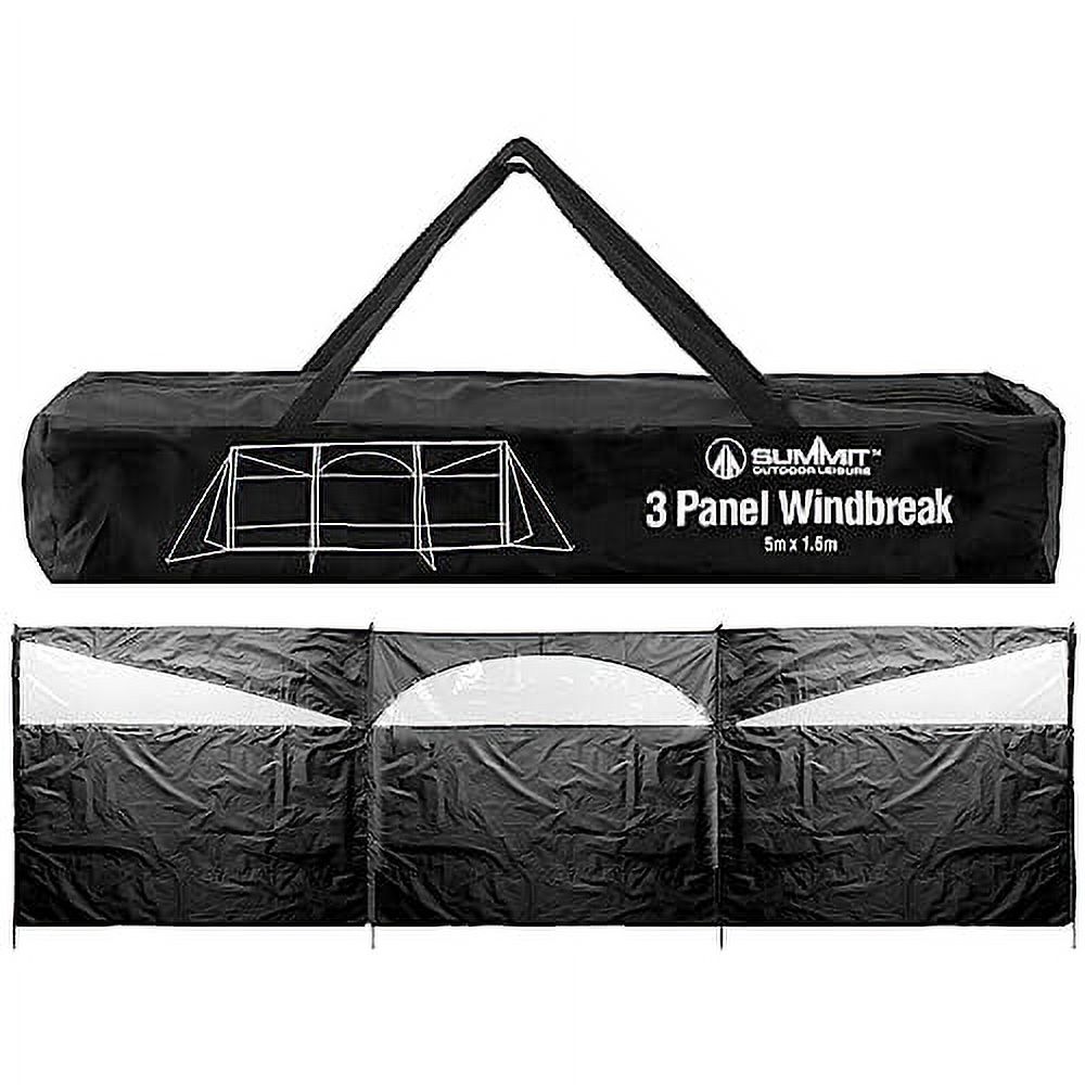Windbreaker Privacy Camping Screen 3 Panel Blocker Garden Beach 197" x ...