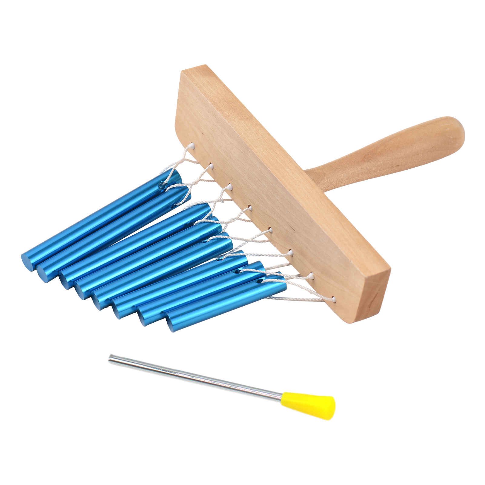 Windchime,Bar Chimes 8 Wood Tube Windchime Chimes Bells Hand Held Bar ...