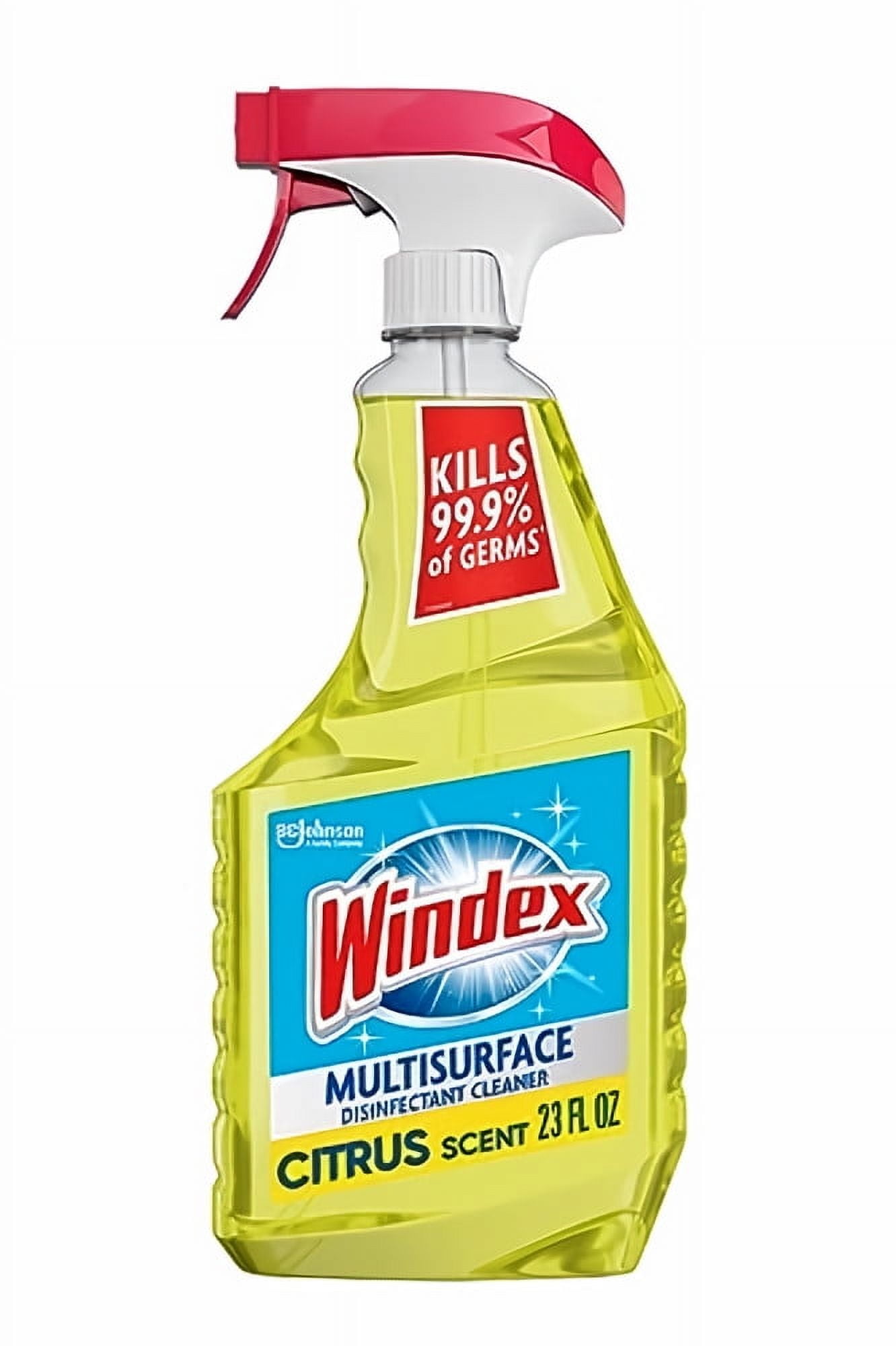 Windex Disinfectant Cleaner Multi-surface Citrus Fresh Spray Bottle 23 ...