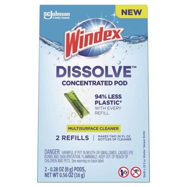Windex Multi-Surface Disinfectant Cleaner Trigger Bottle, Citrus, 32 fl ...