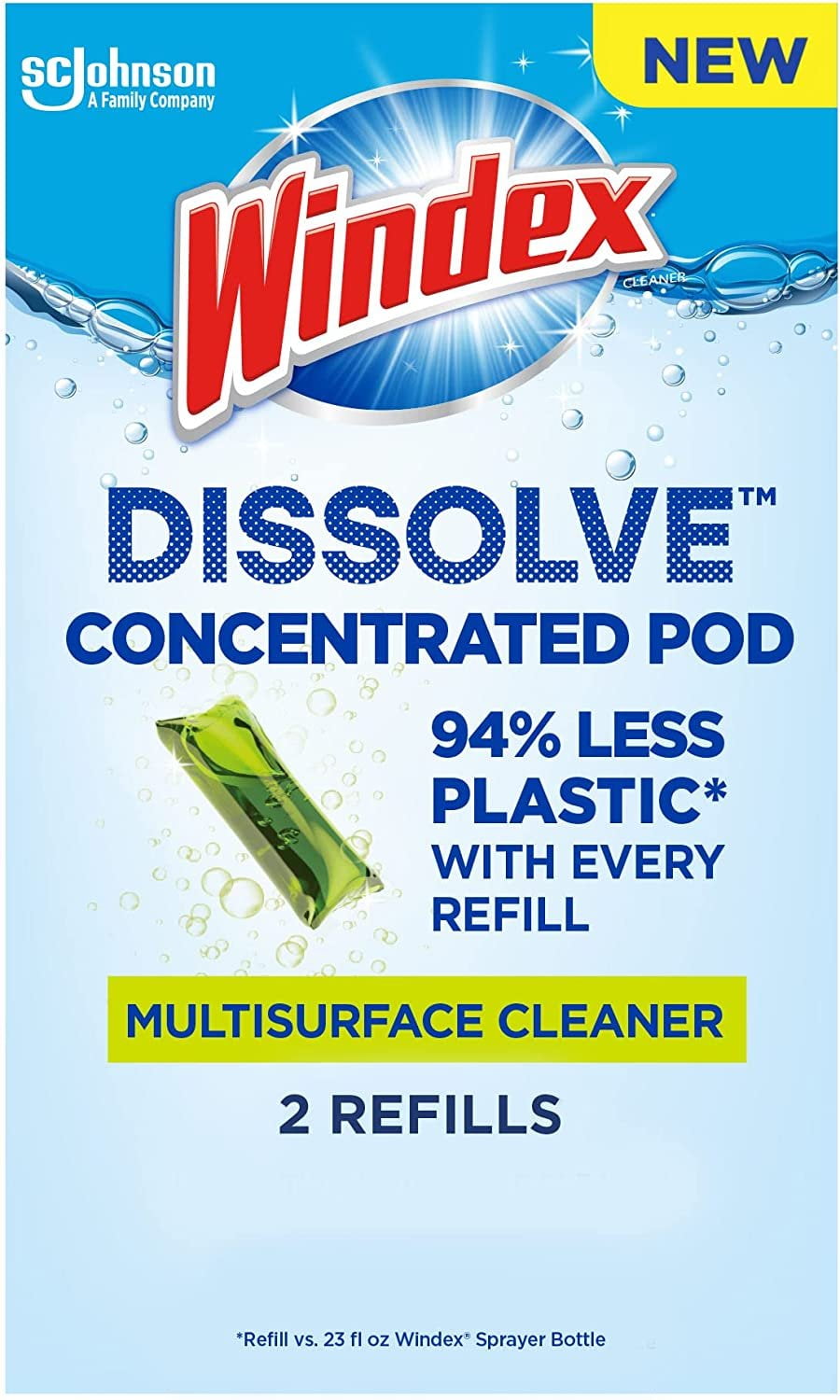 Windex Dissolve Multi-Purpose Cleaning Pods, Fresh Scent, Multi-Surface ...