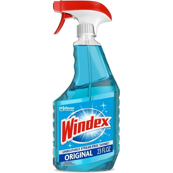 Windex Glass Cleaner Original Blue Spray Bottle, 23 Oz, 6 Pack - Walmart.com