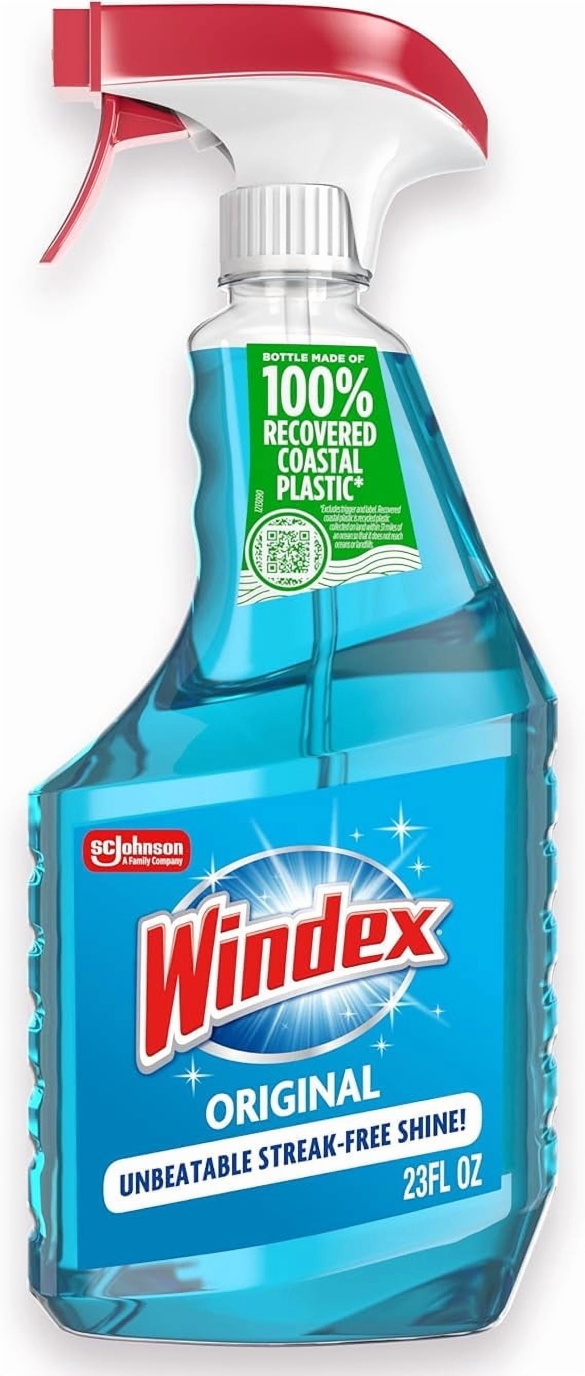 Windex® Glass & Window Cleaner, Original Blue, Spray Bottle, 23 fl oz ...