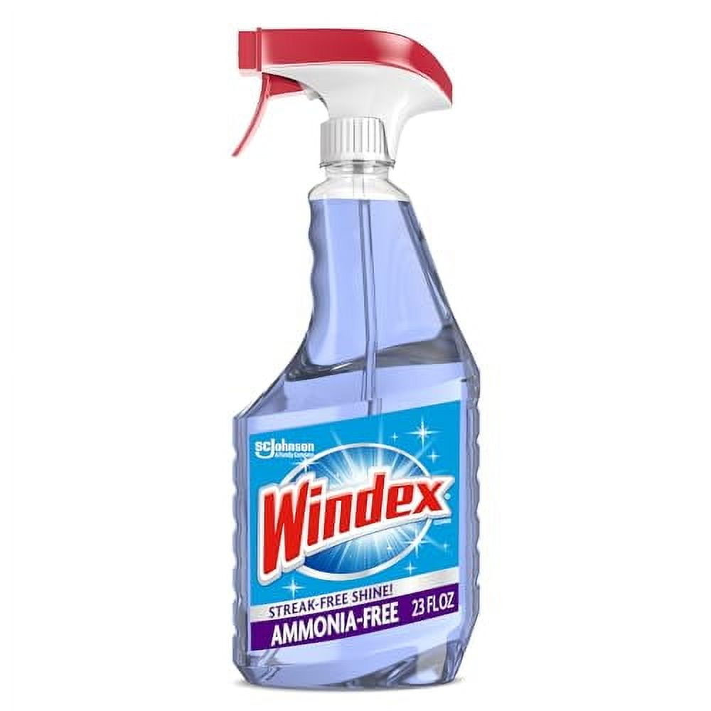 Windex Glass and Window Cleaner Spray Bottle, Bottle Made from 100% Recovered Coastal Plastic ...