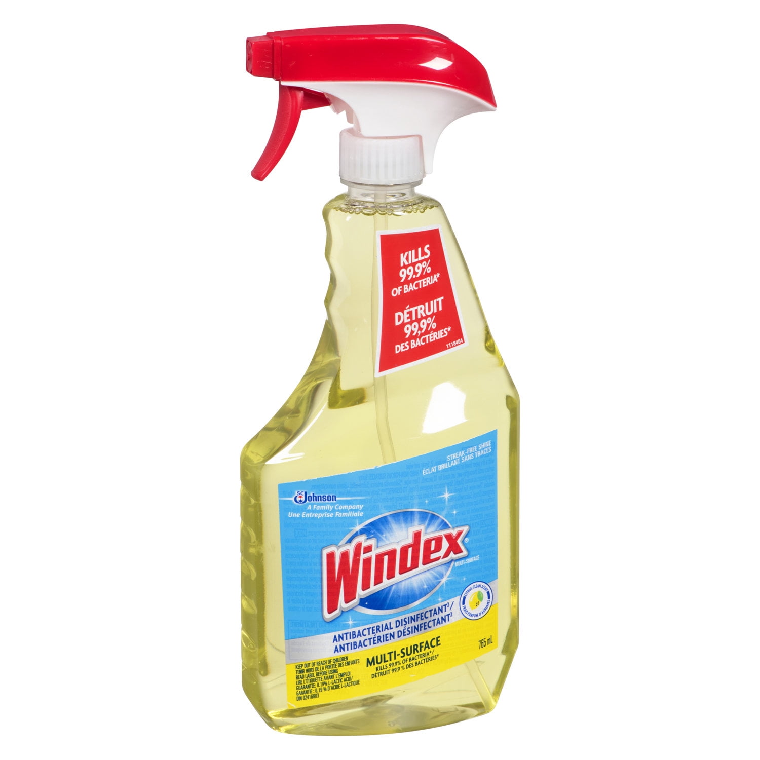 Windex Multi-Surface Disinfectant Cleaner, 32 oz Spray, 12 Bottles ...