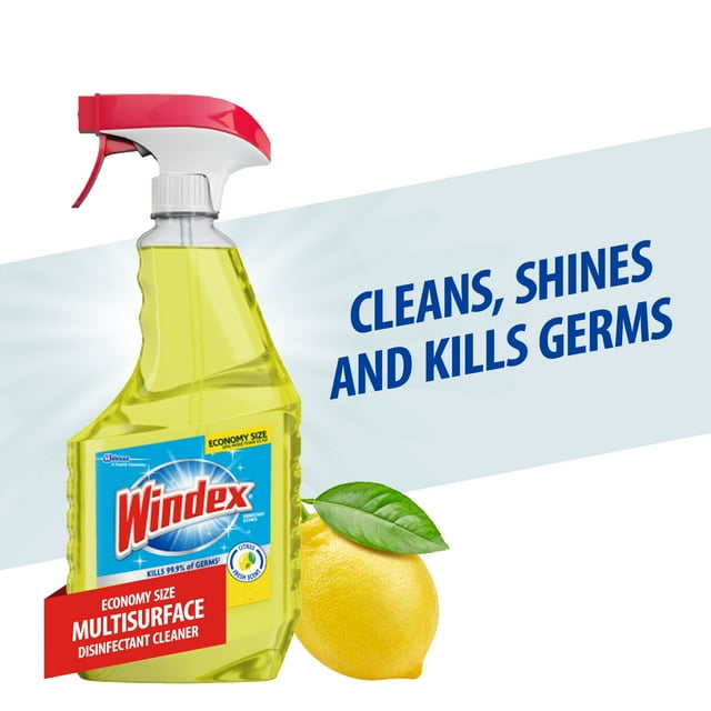 Windex Citrus 32 fl oz Multi-Surface Spray Disinfectant Cleaner ...