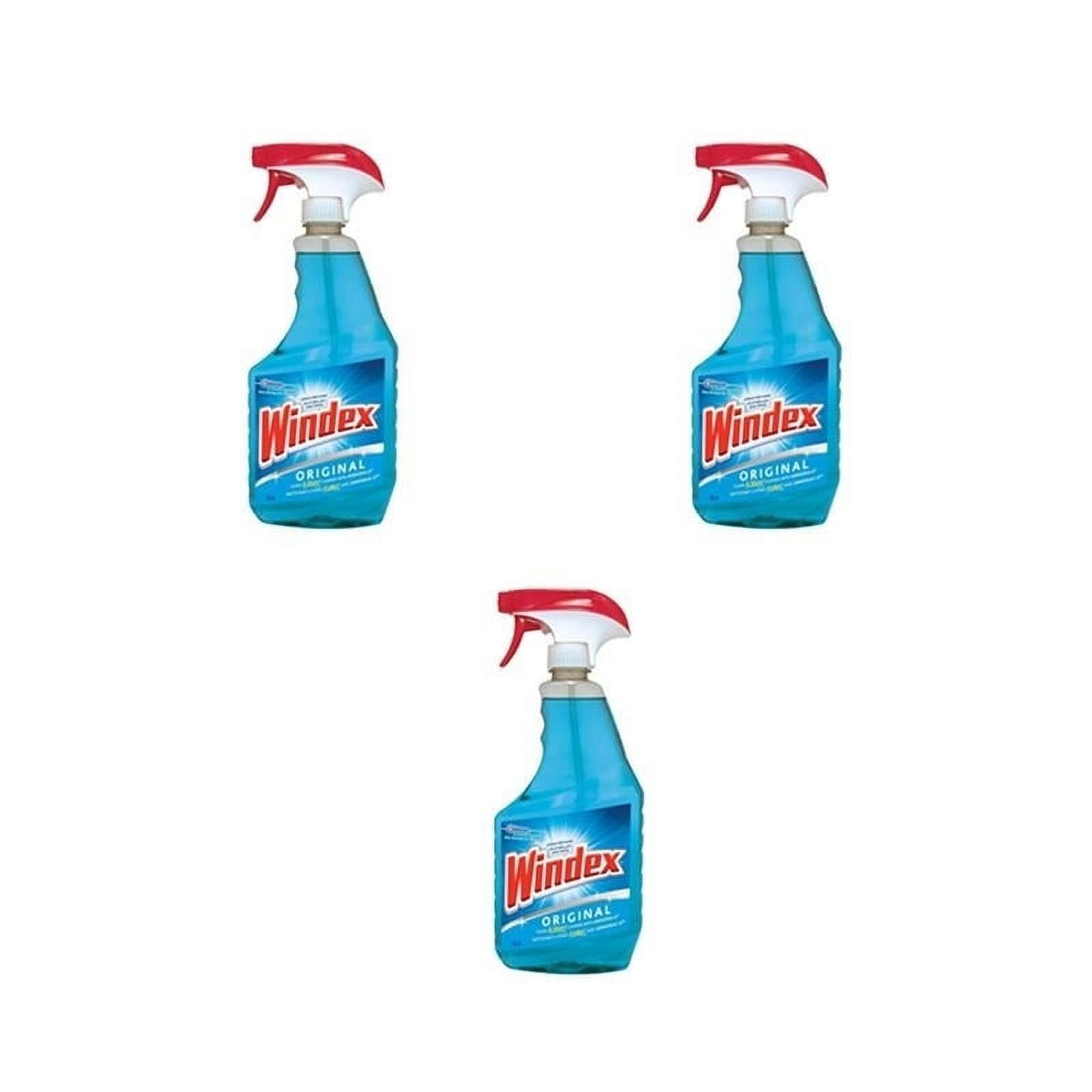 Windex Original Blue Glass & Window Cleaner - 765ml (Pack of 3 ...