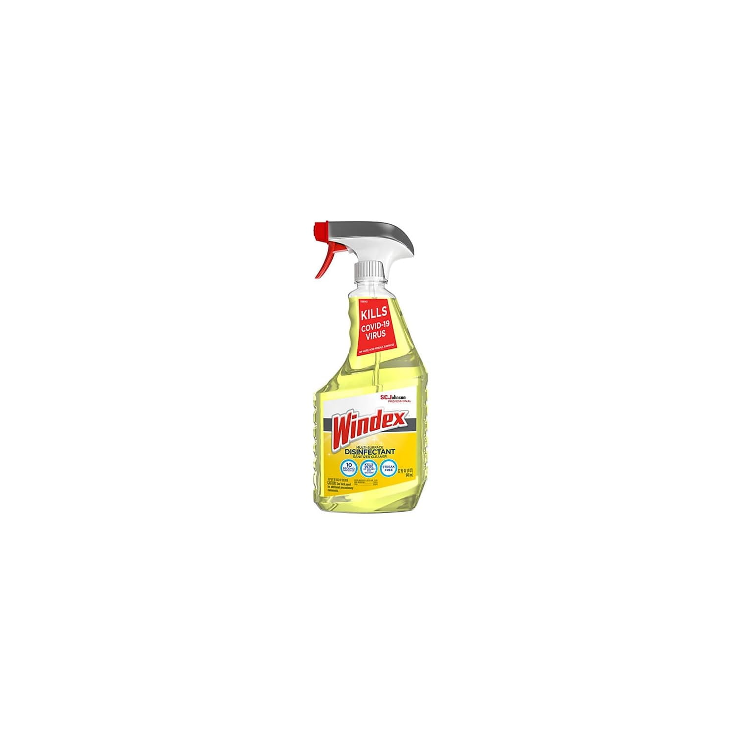 Windex Multi-Surface Disinfectant Cleaner, Citrus Scent, 32 oz Spray ...
