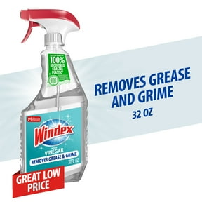 Windex Original Glass Cleaner Refill, Streak-Free Shine, 1 Gallon (128 ...