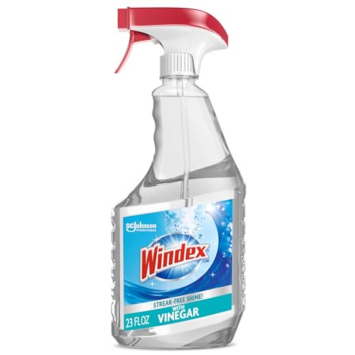 Windex with Vinegar Glass Cleaner Spray Bottle, Bottle Made from 100% ...