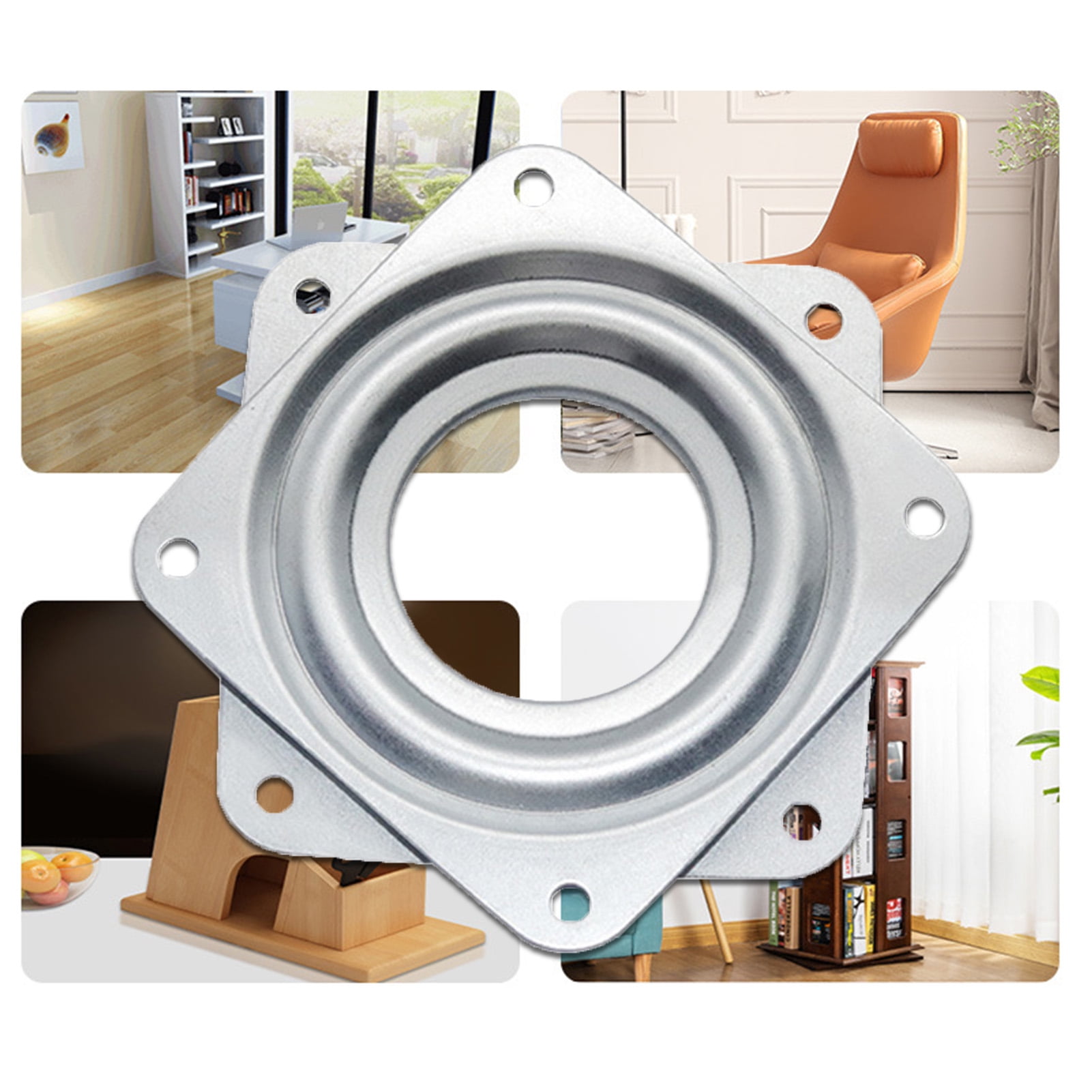 Windfall 3 inch 360 Degree Rotating Kitchen Cabinet Square Bearing ...