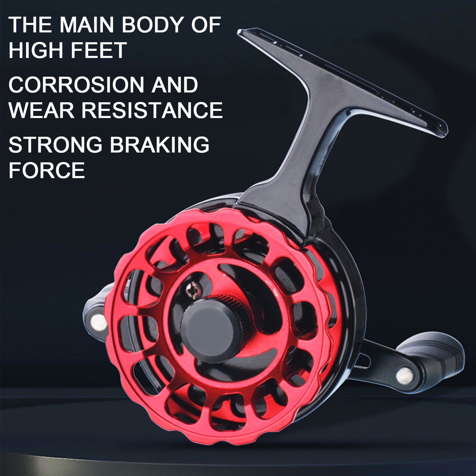 Windfall 5BB 3.6:1 Fly Fishing Reel Wheel with High Foot Fishing Reels ...