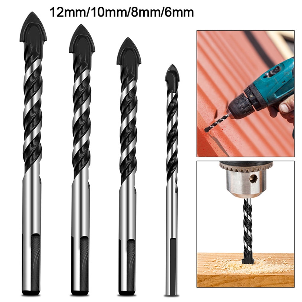 Windfall 6/8/10/12mm Wood Acrylic Glass Nylon Hole Opener Drill Bit Woodworking Tool - 1Pc ...
