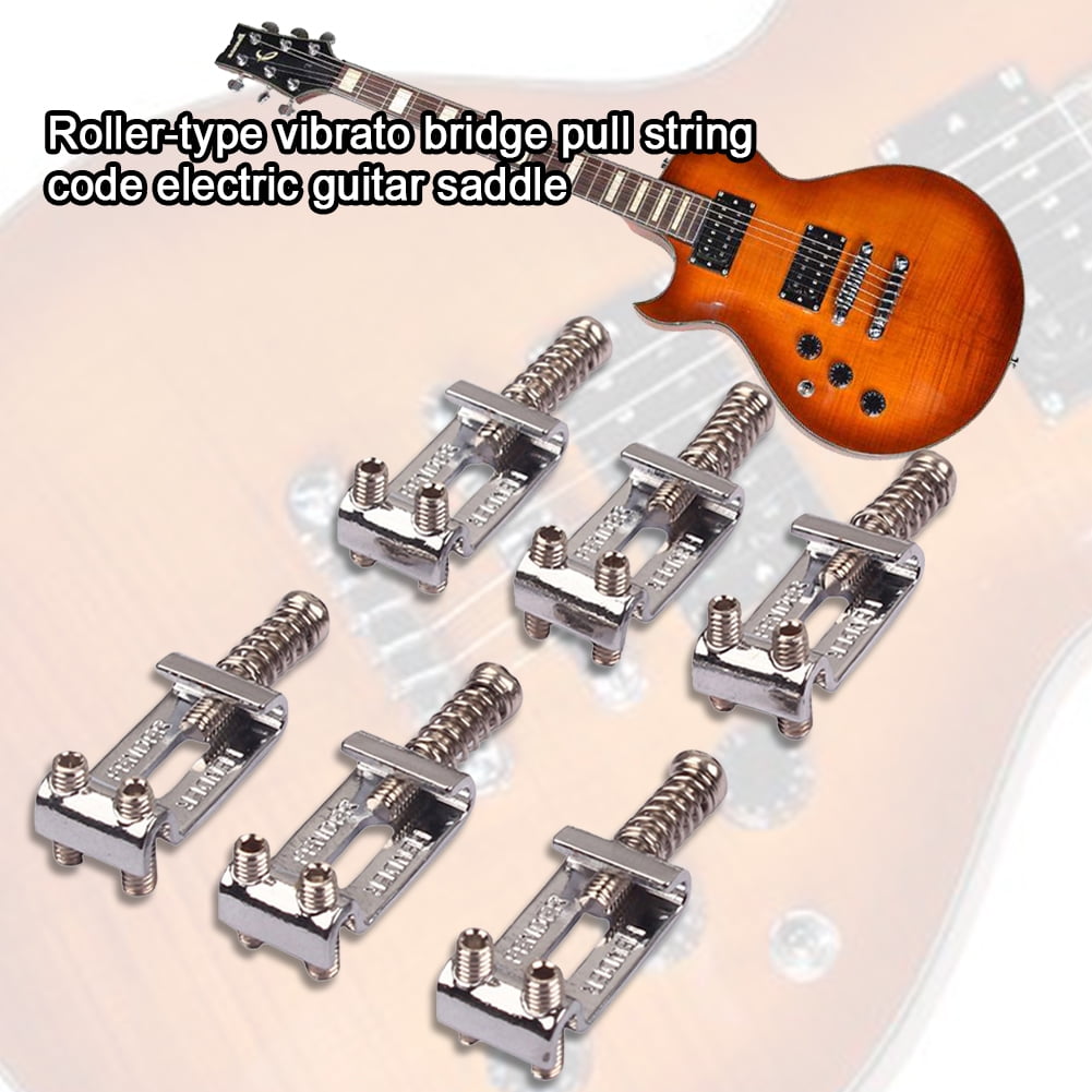 Windfall 6Pcs Roller Type Tremolo Bridge Pull String Saddle for ...