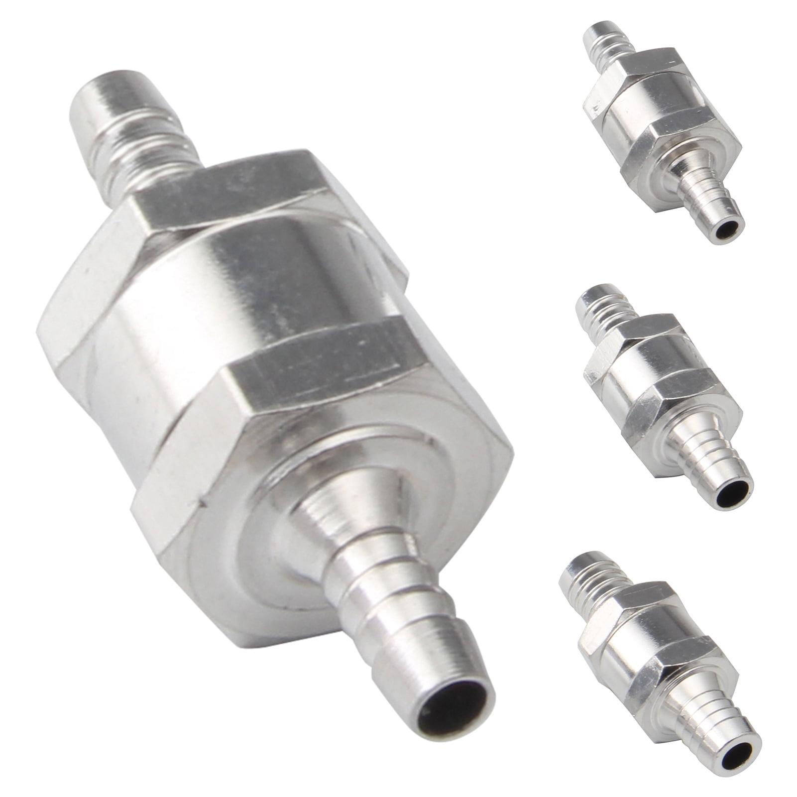 Windfall Aluminum Alloy Car One Way Non Return Petrol Oil Fuel Check ...