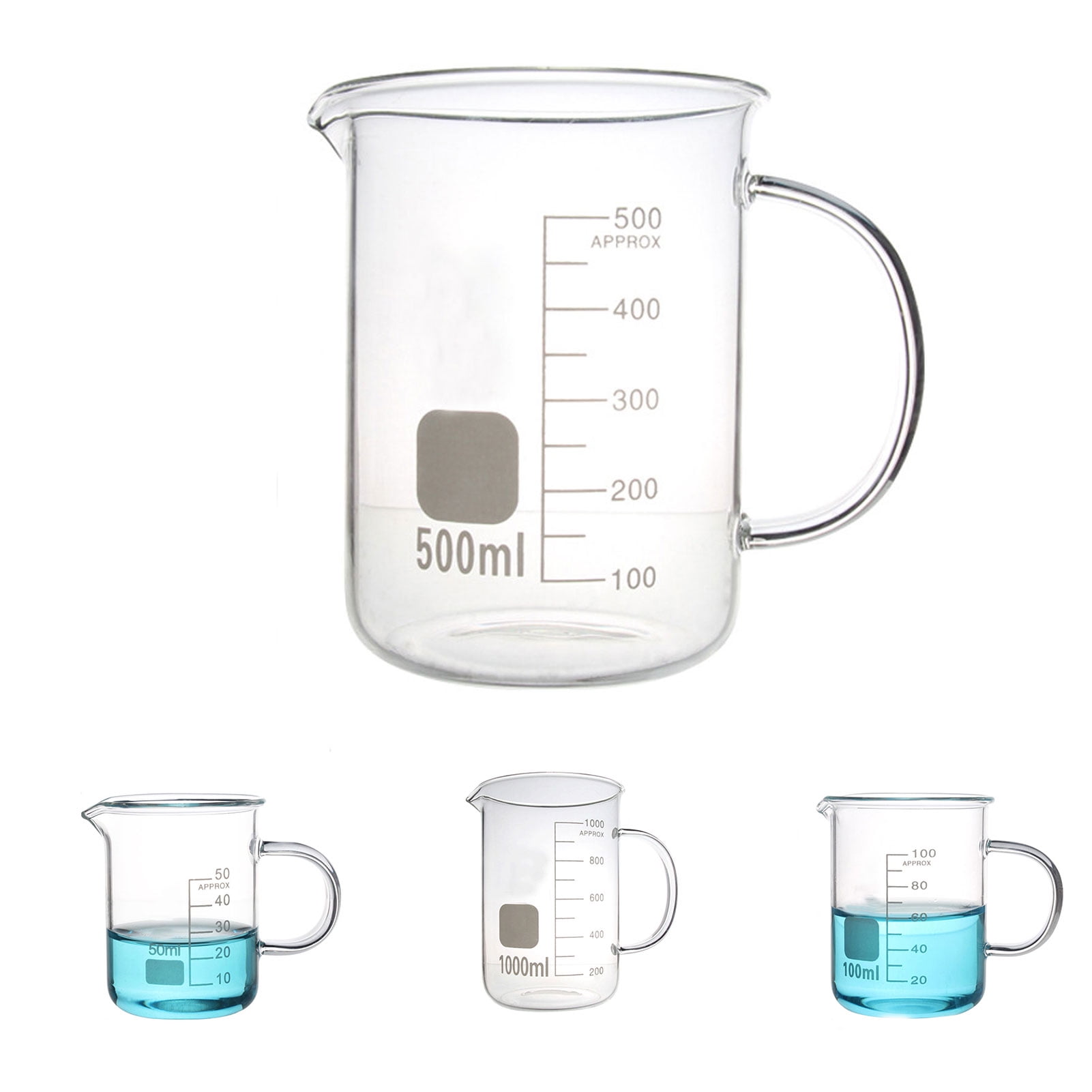 Windfall Beaker - 50/100/250/500/1000ml Capacity High Temperature ...