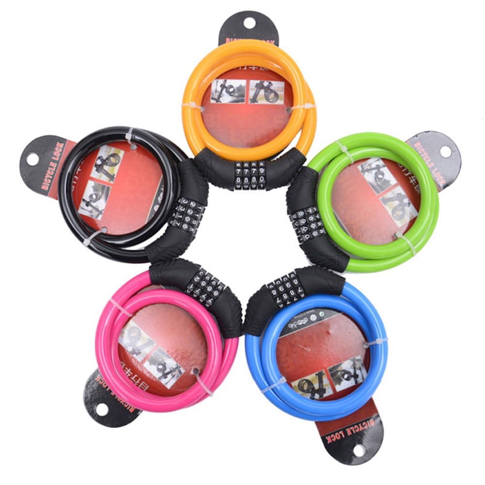 Windfall Bike Combination Lock, Resettable Steel Keyless Bicycle Lock ...