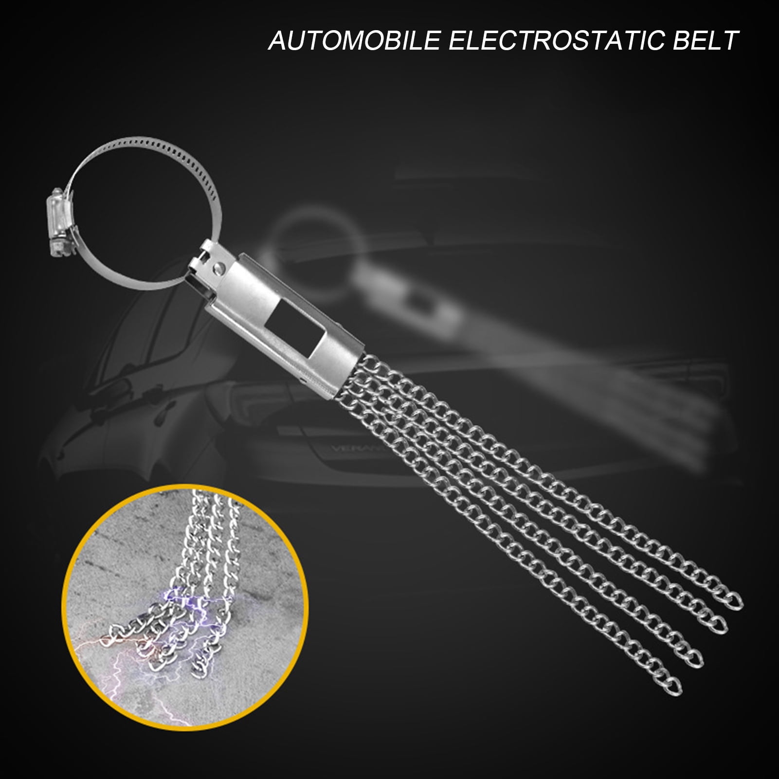 Windfall Car Mounted Electrostatic Eliminator Earthing Strip Human To ...