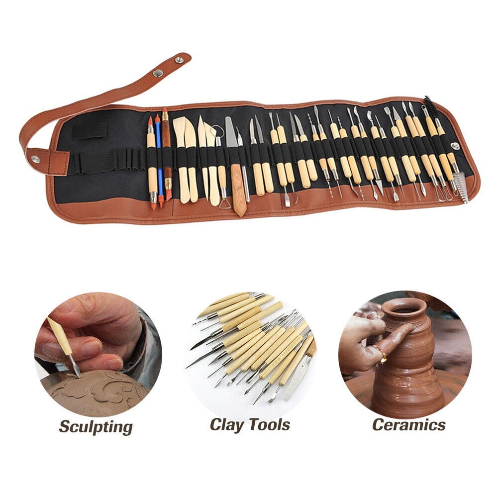 Windfall Ceramics Sculpting Tool Set, 30Pcs Multi-purpose DIY Art Tools ...