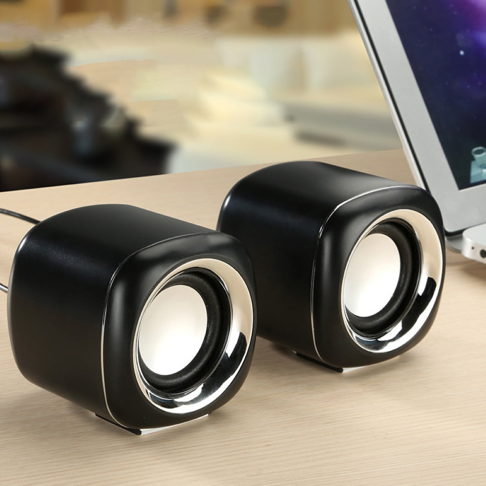 Windfall Computer Speakers Small Wired External Laptop Speakers Channel ...
