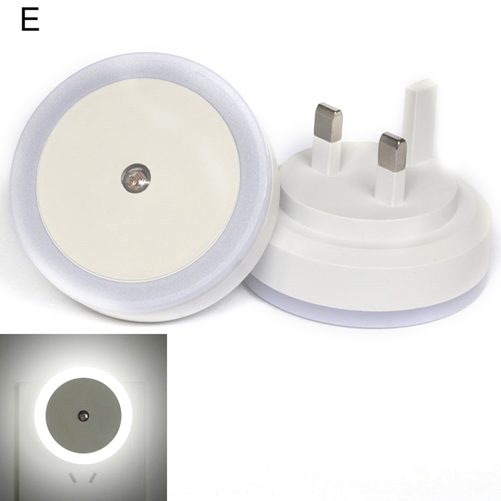 Windfall Night Lamp, Round Lightweight Wall Plug-in LED Light Sensor ...