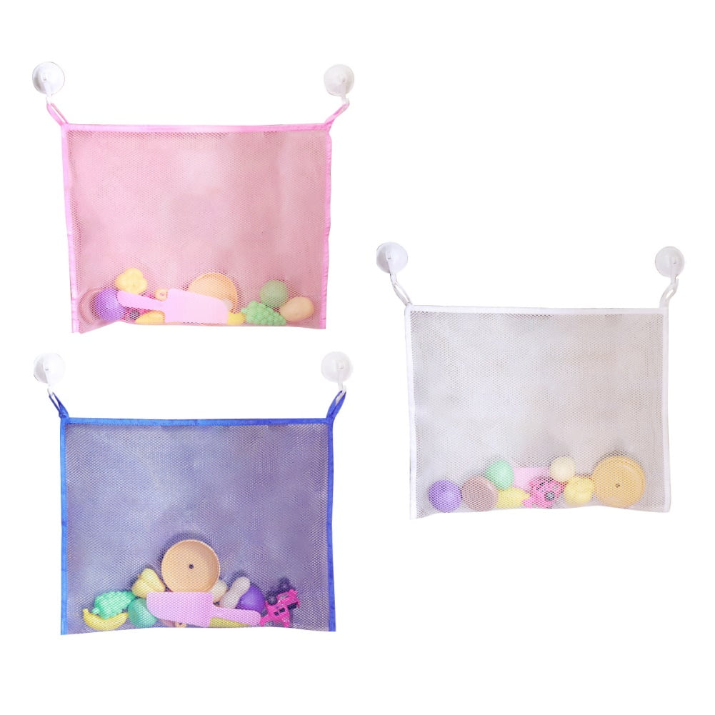 Windfall Original Tub Cubby Bath Toy Storage - Hanging Bath Toy Holder ...