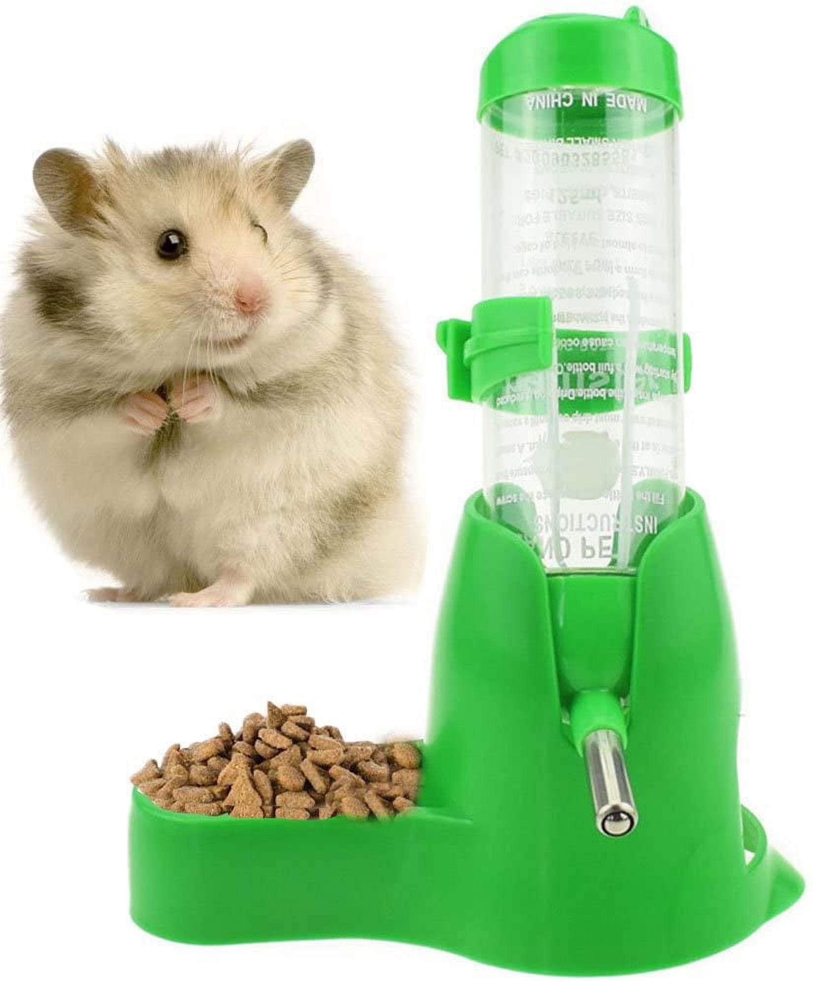Windfall Pet Drinking Bottle with Food Container Base Hanging Water ...