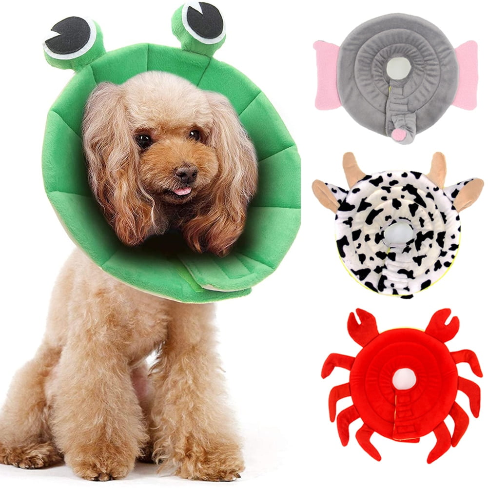 Windfall Pet Recovery Collar, Cute Cow Shape Neck Cone After Surgery ...