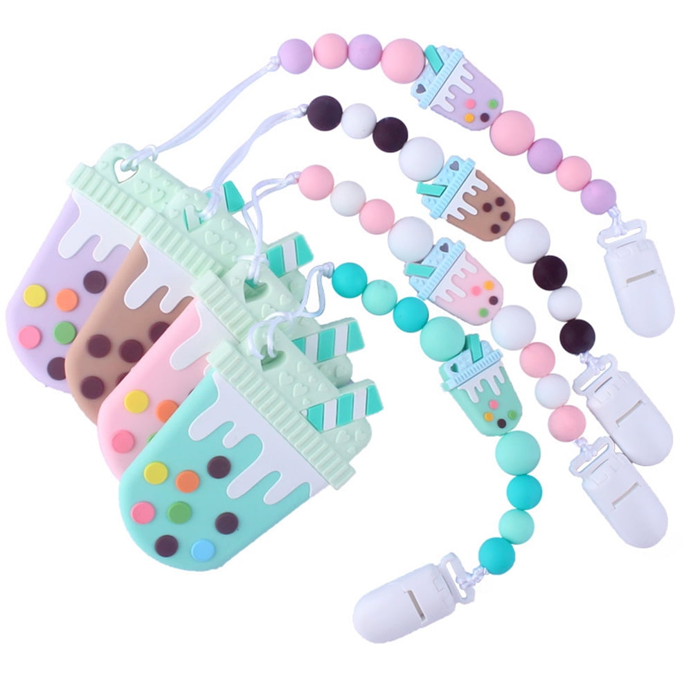 Windfall Silicone Pacifier Clip Toy BPA Free Silicone Use with Any ...