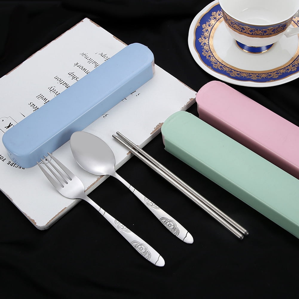 Windfall Travel Utensils Reusable Utensils with Case Portable Travel ...