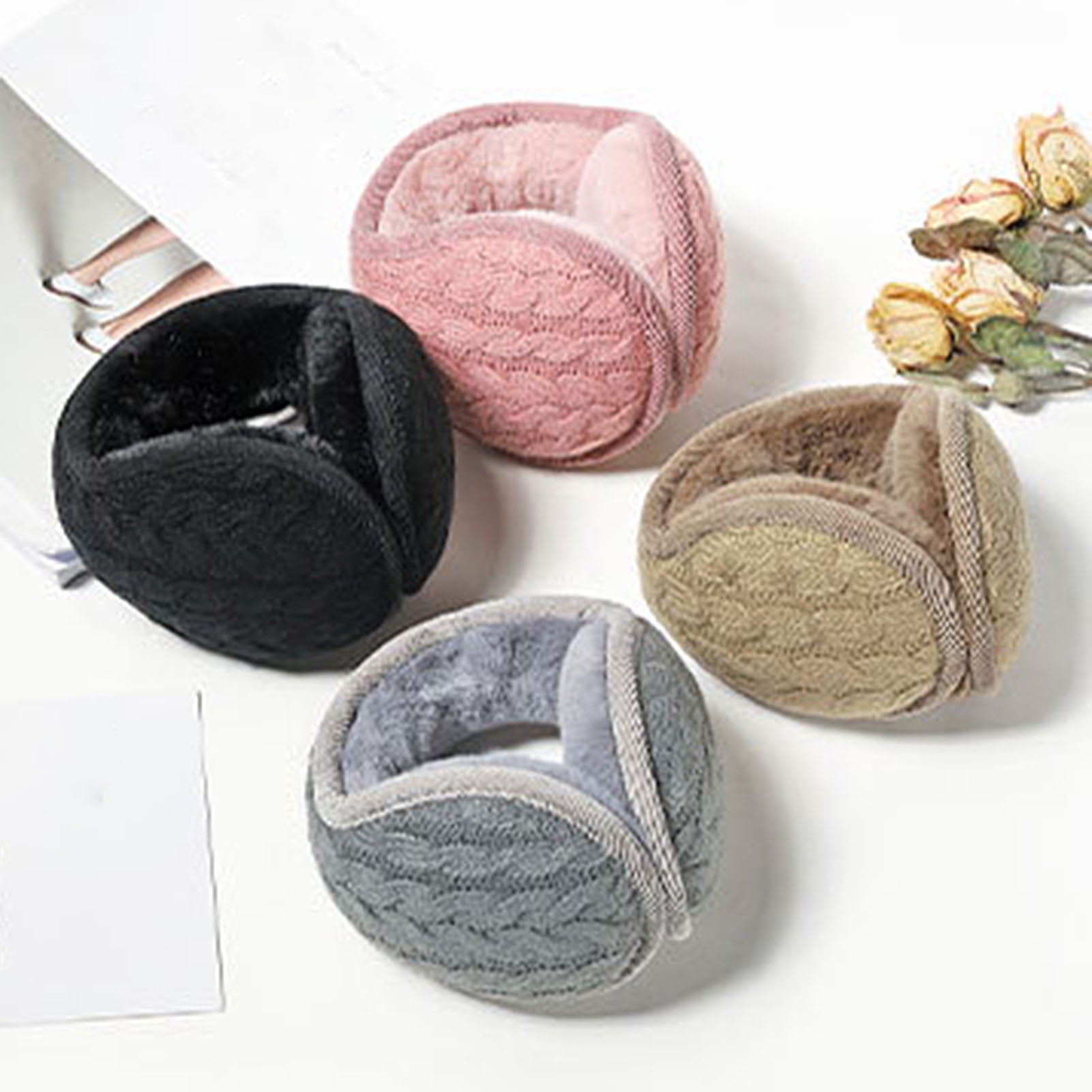 Windfall Winter Ear Muff, Soft Plush Ear Warmers for Women Men ...