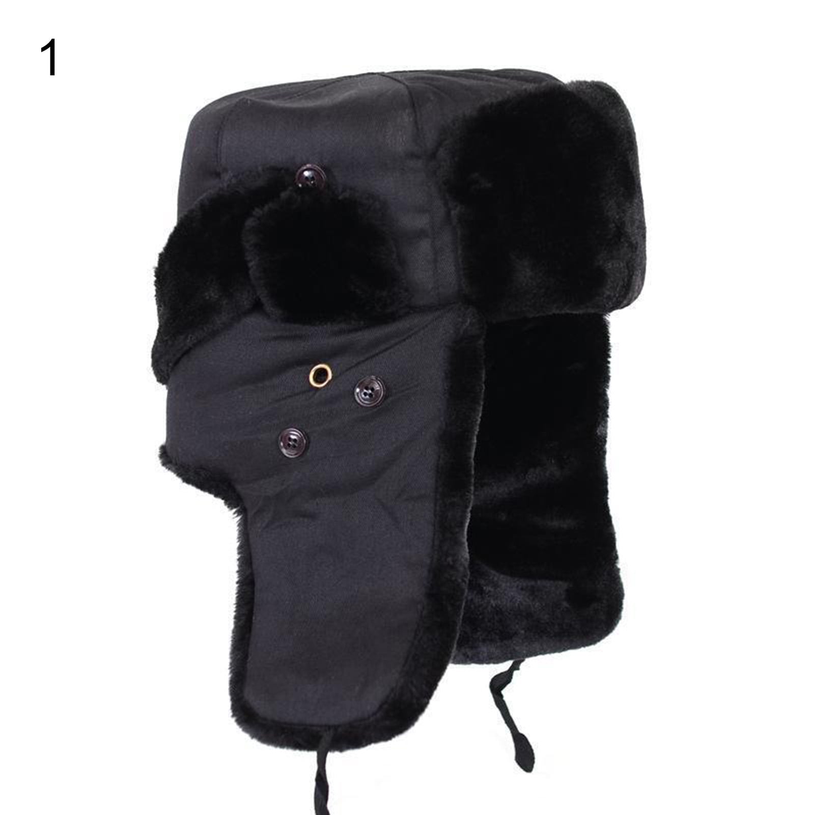 Winter Trapper Hat Gvatasz - Faux Fur Ear Flap Ushanka For Cold Weather ...