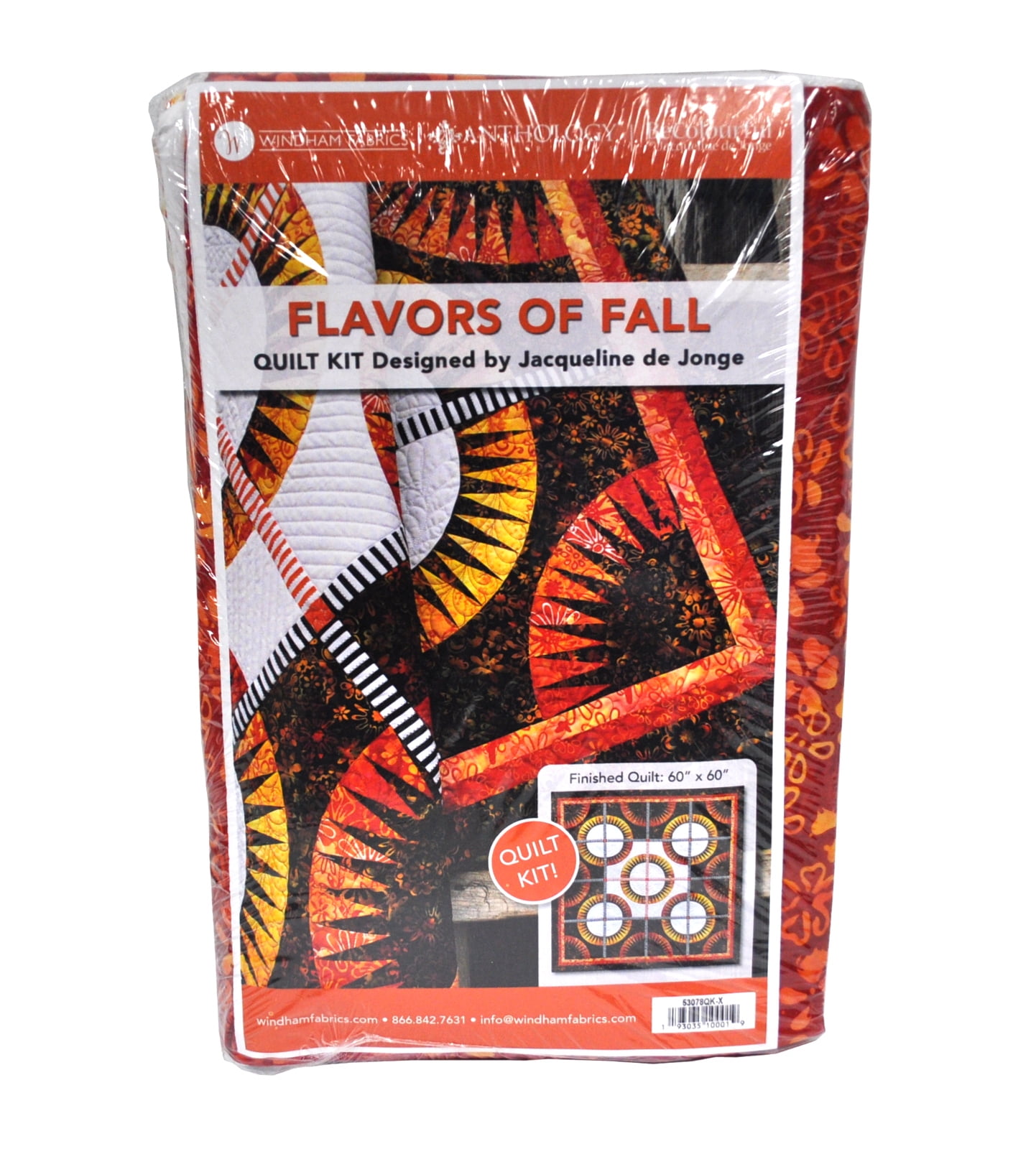 Windham Fabrics Flavors of Fall Quilt Kit 60in x 60in - Walmart.com