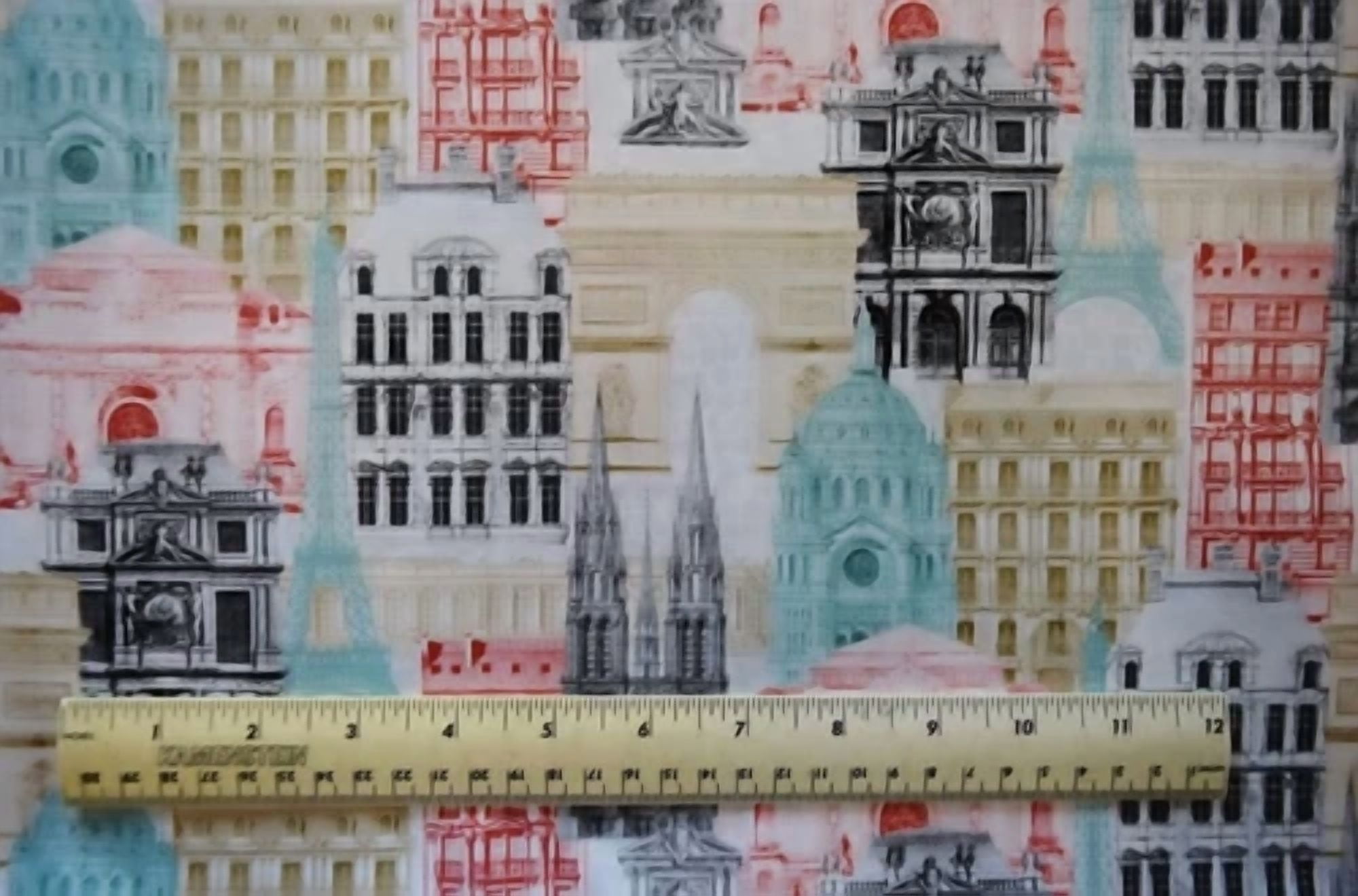 Windham Fabrics Merci Paris Architecture Landmark By The 1/2 Yard ...